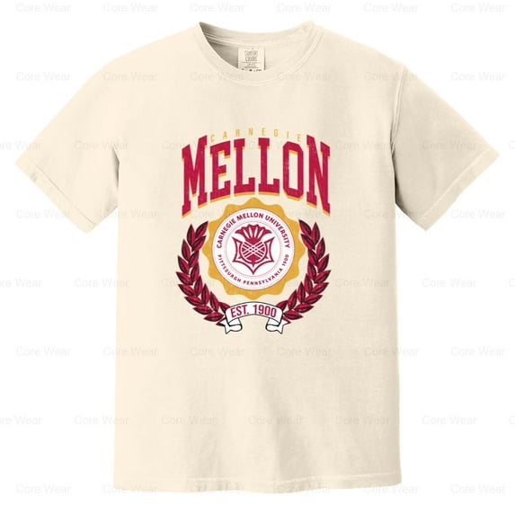 Carnegie Mellon College University Student Alumni Tartans Comfort Color ...