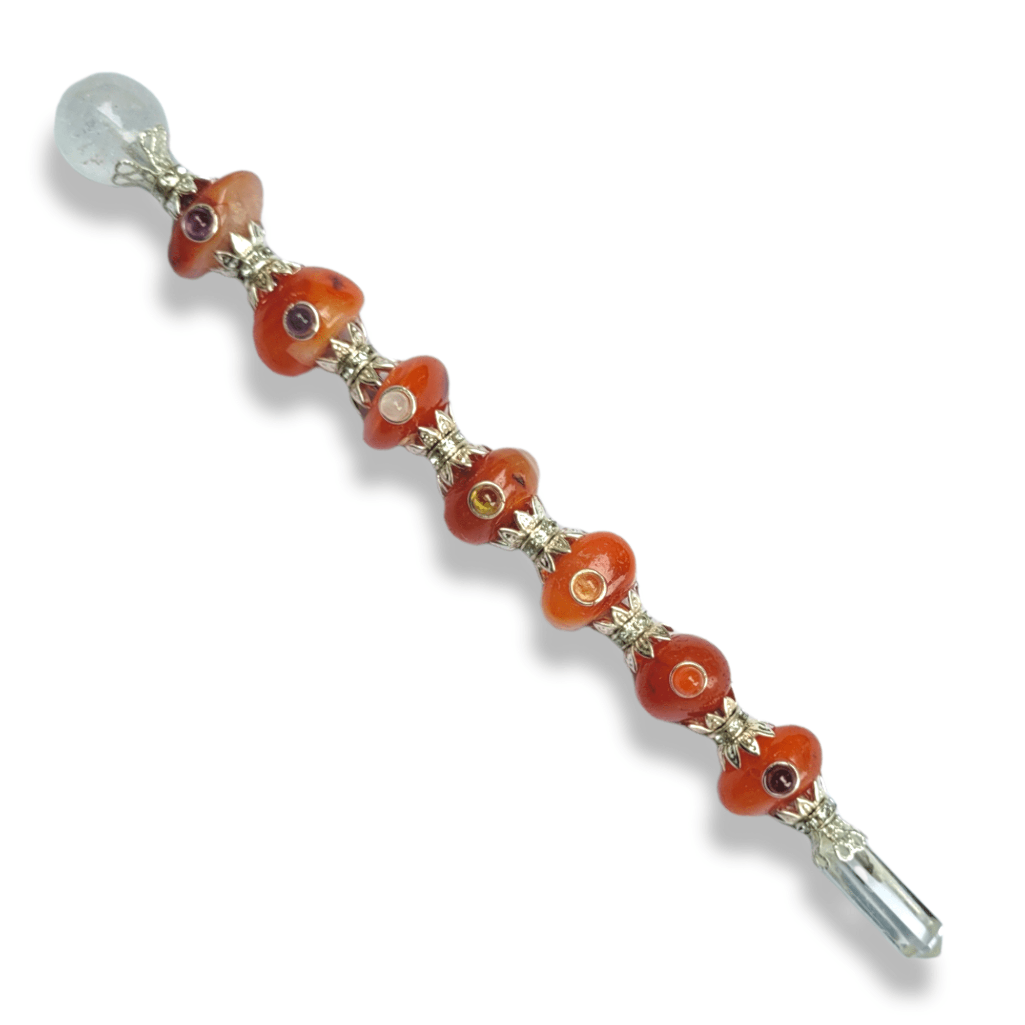 Carnelian Crystal Healing Wand | Energy Balancing & Aura Cleansing ...