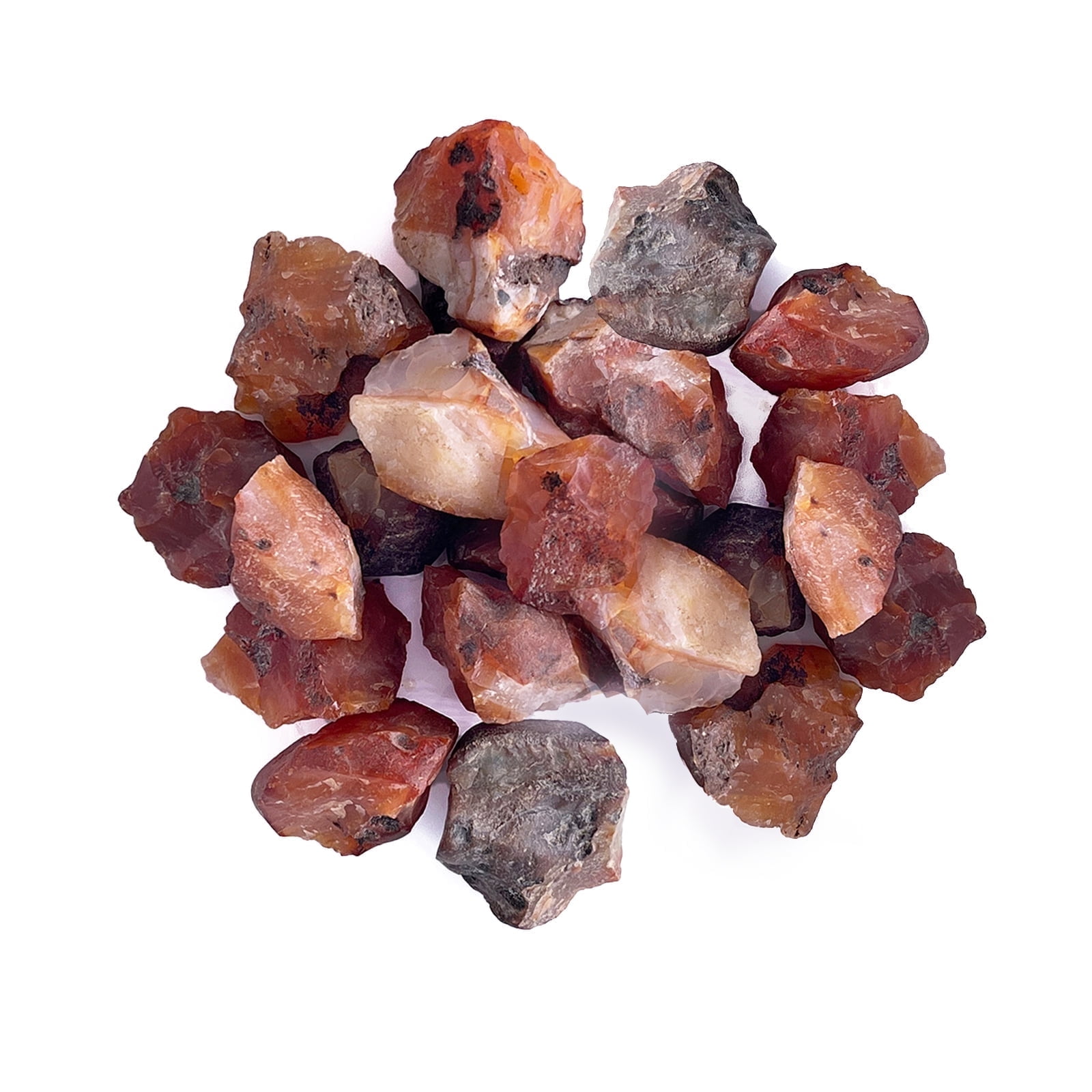 Carnelian Healing Crystals, 1lb, Natural Stone Raw Gemstone Rocks for ...