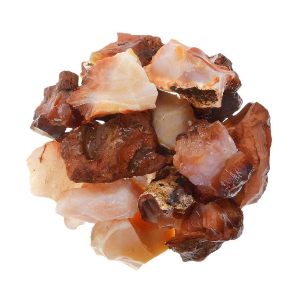 Carnelian - Rough Rocks for Tumbling for Dispelling Fear and Anxiety ...