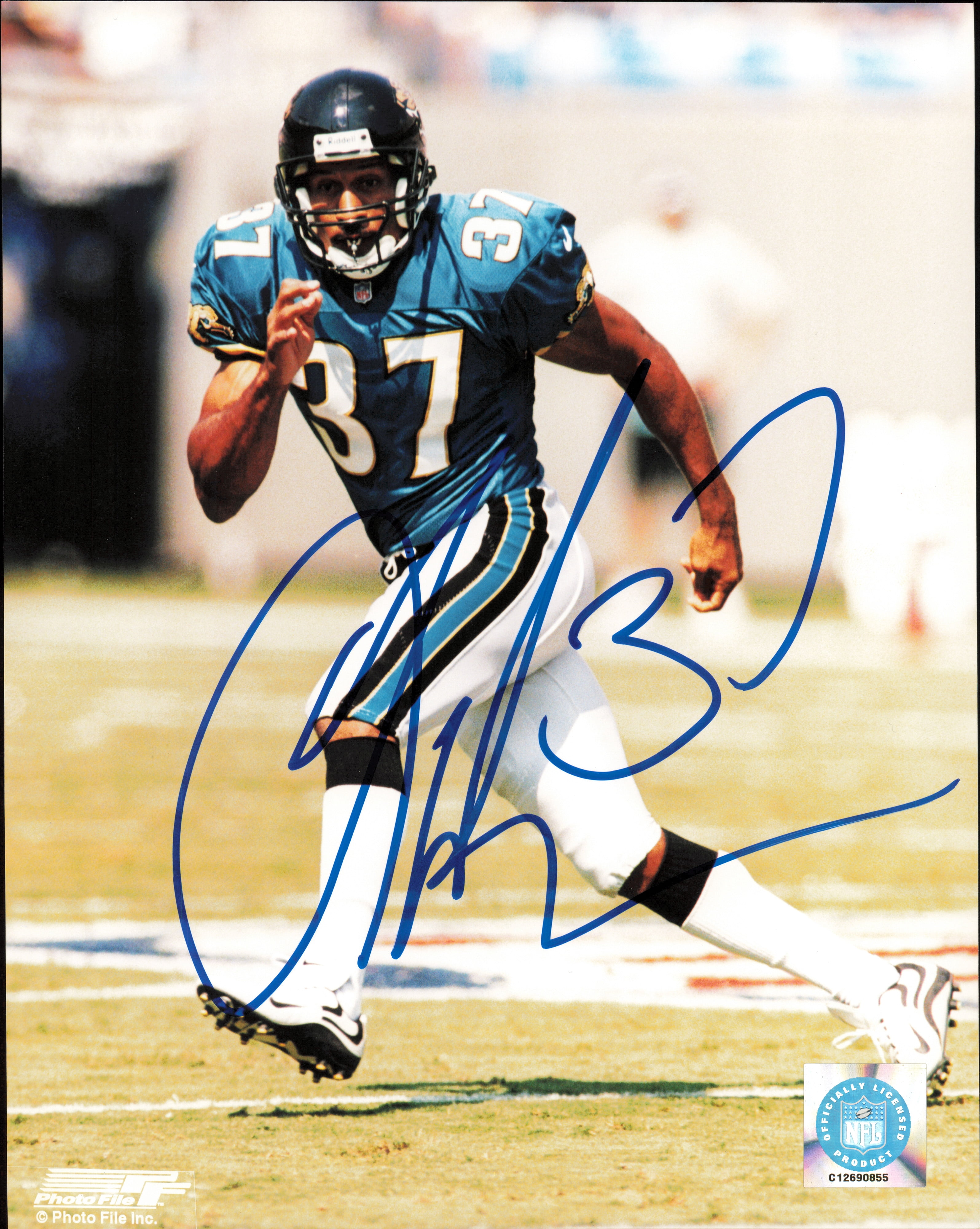 Carnell Lake Autographed 8x10 Photo Jacksonville Jaguars SKU #257305 ...