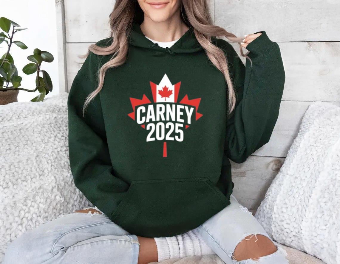 Carney 2025 Funny Political Future Vote Slogan Retro Humor Hoodie, for ...