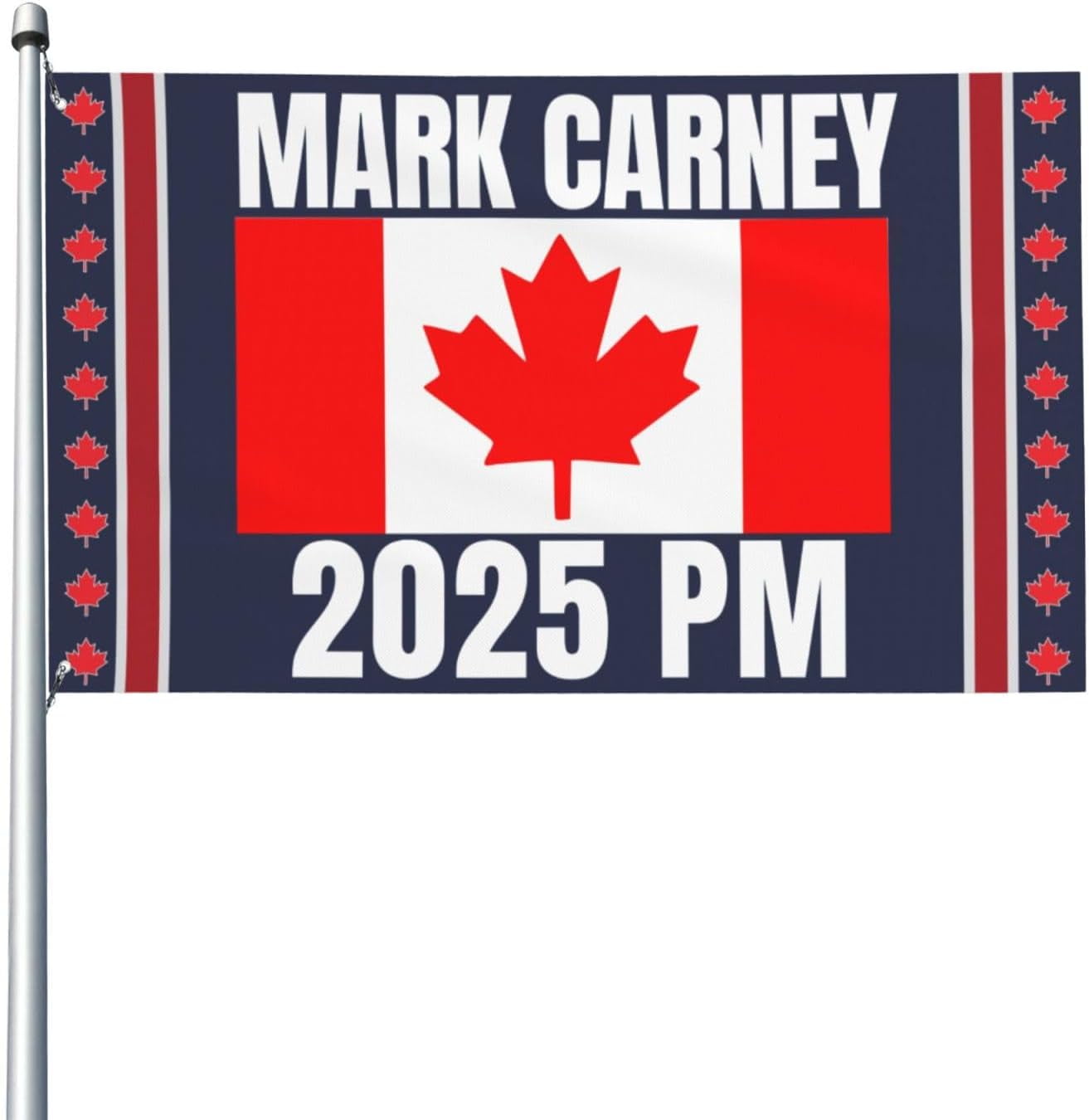Carney 2025 Pm Flag 3x5 Banner Mark-Carney For Prime Minister Tapestry ...