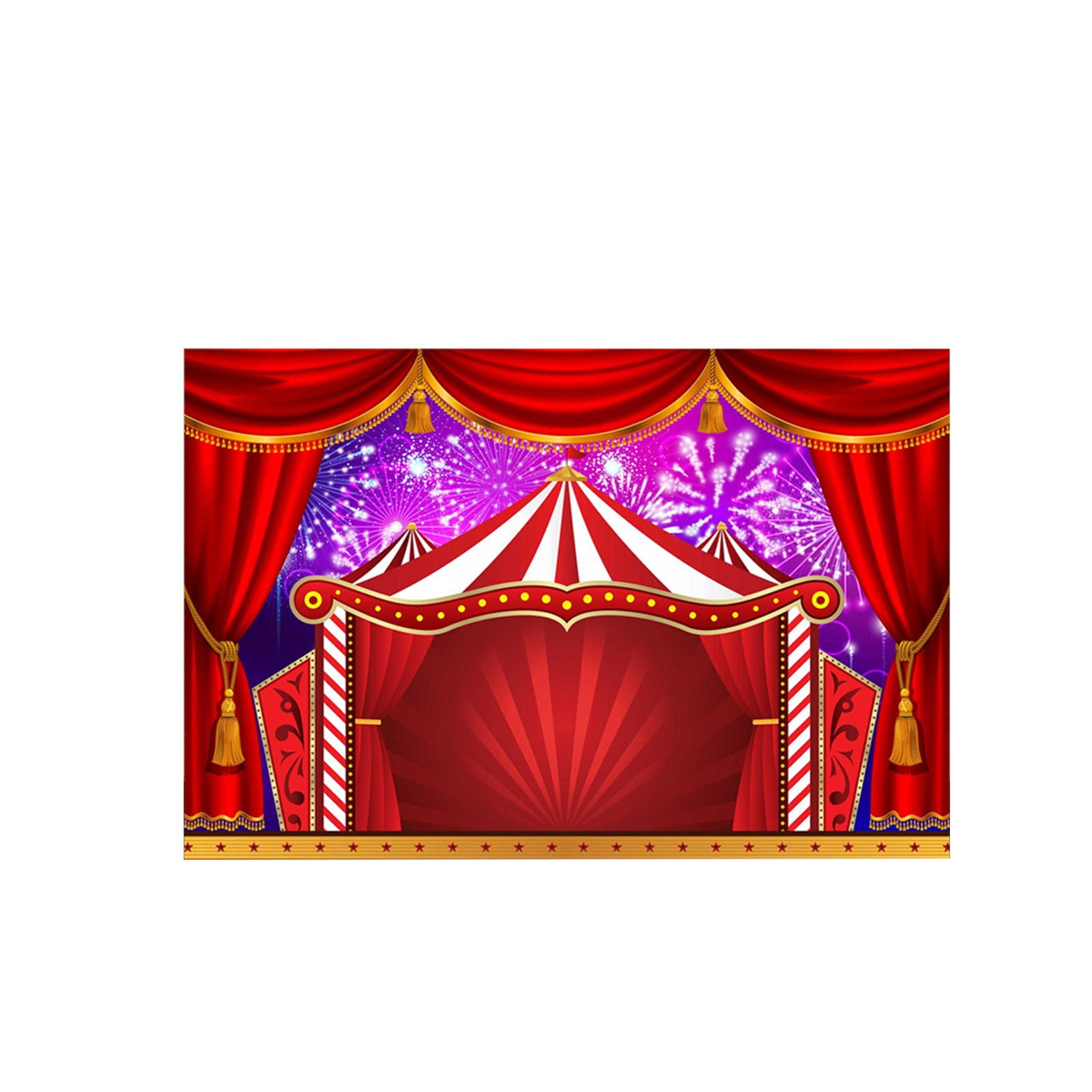 Carnival Backdrop Banner, 6 x 4Ft Circus Backdrop, Circus Theme Party ...