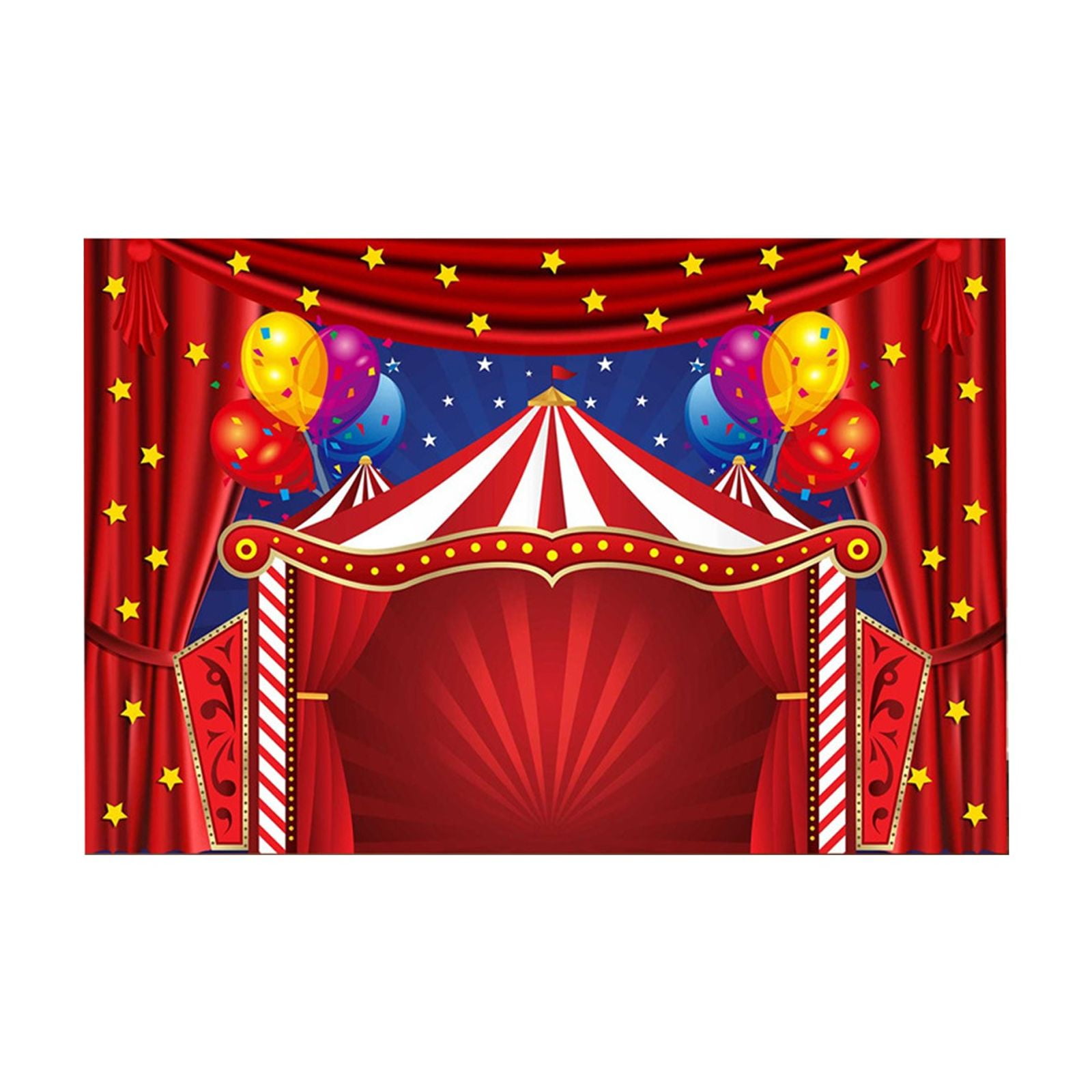 Carnival Backdrop Banner, 6 x 4Ft Circus Backdrop, Circus Theme Party ...