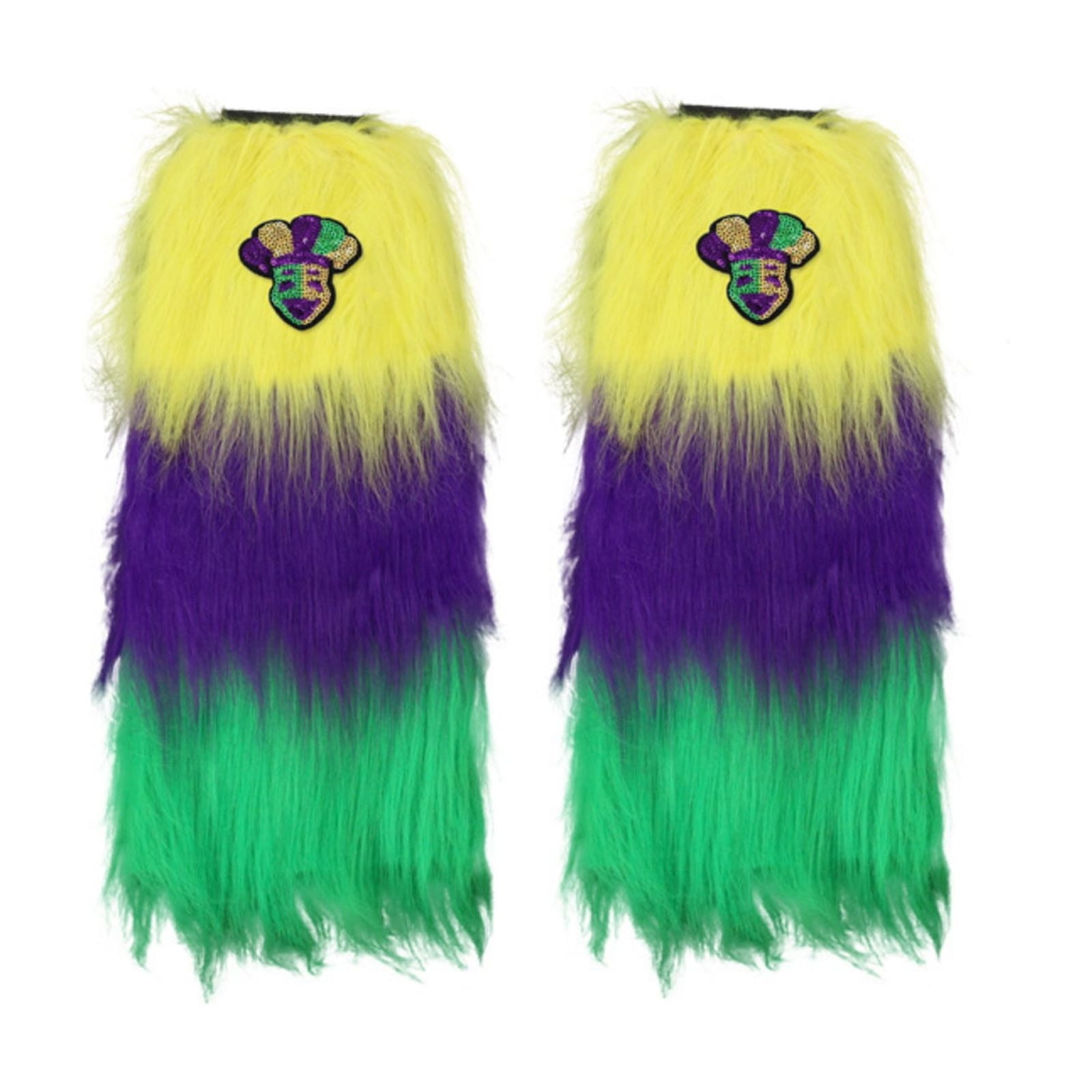 Carnival Ball Fashion Three-color Plush Leg Warmers, Evening Dress-up ...