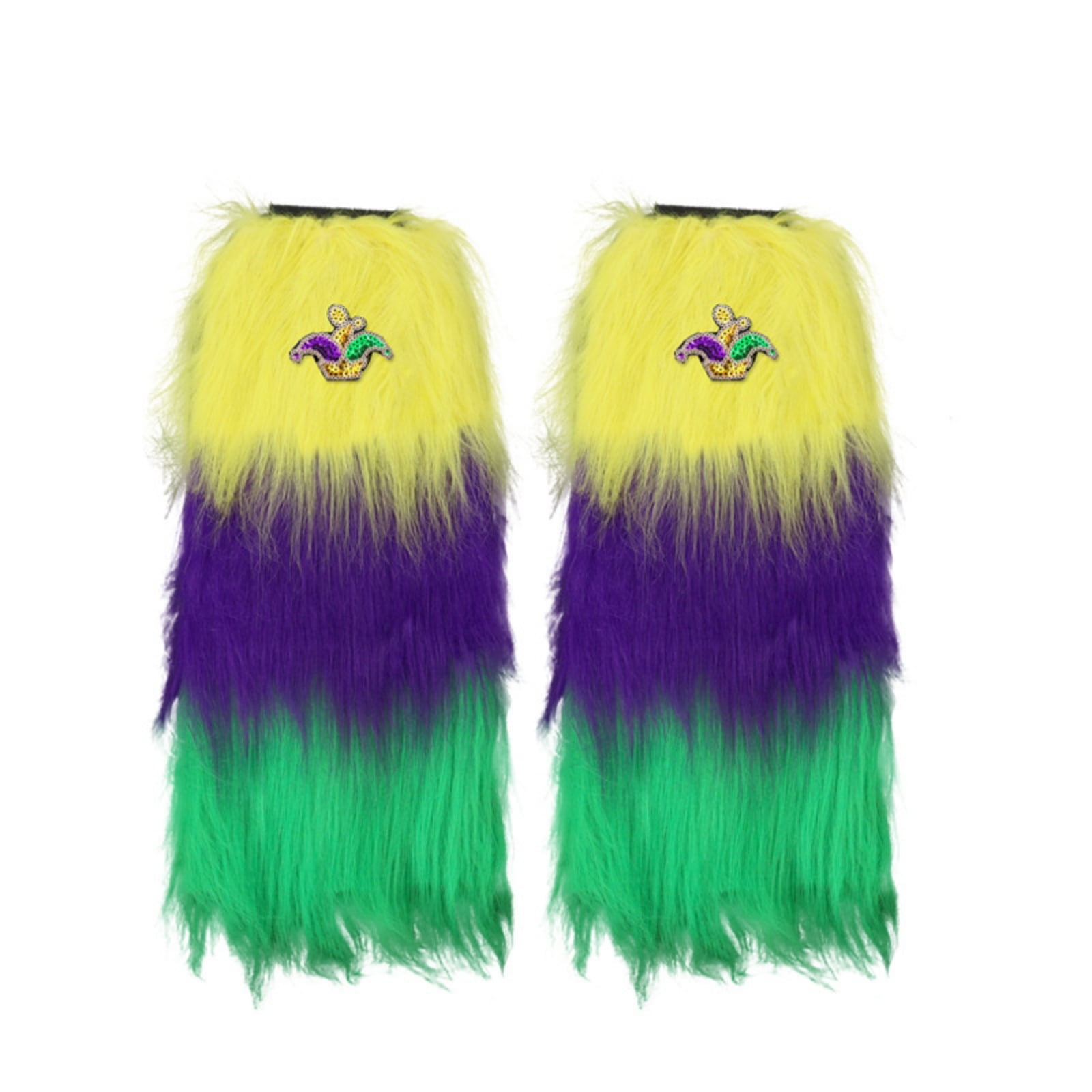 Carnival Ball Fashion Three-color Plush Leg Warmers, Evening Dress-up ...
