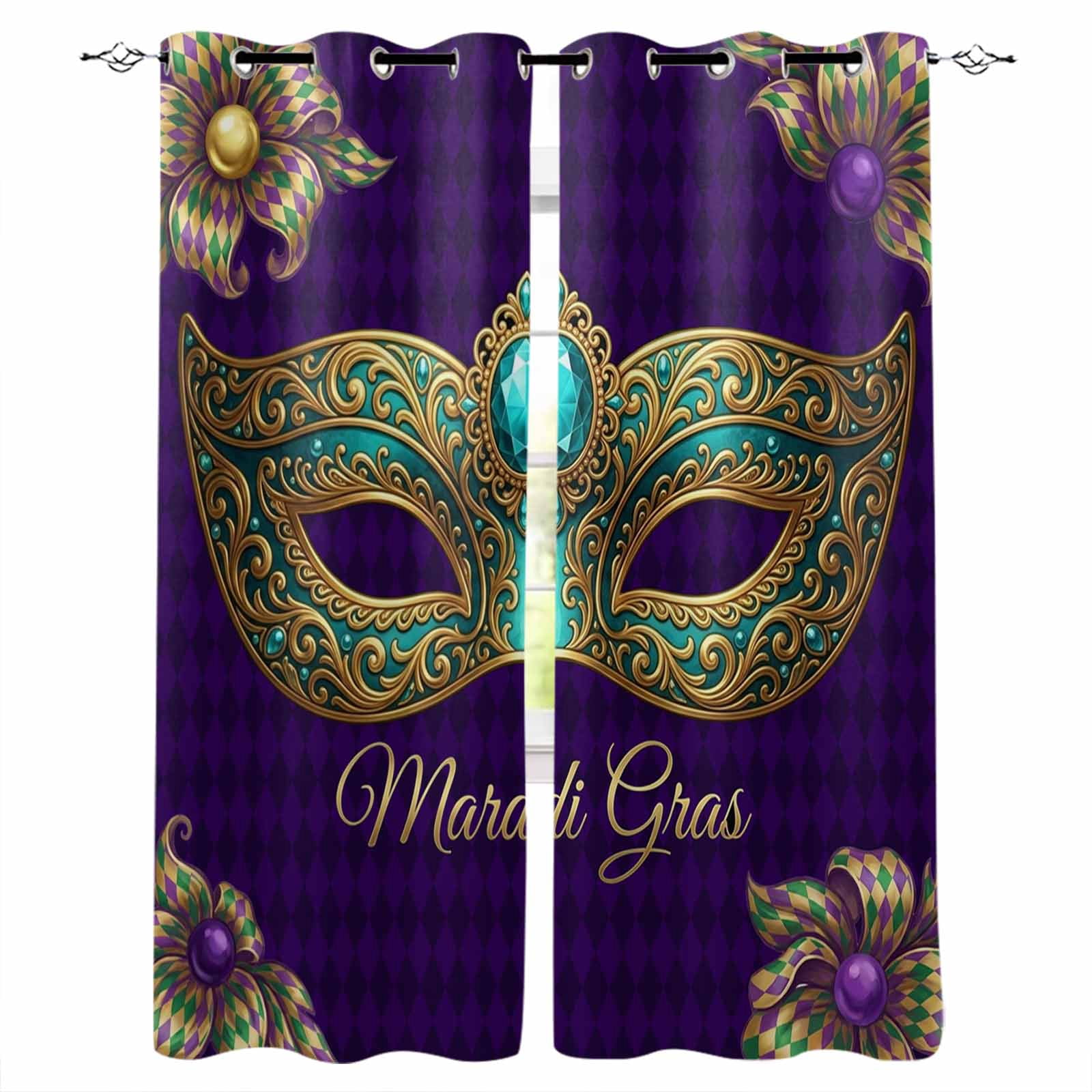 Carnival Blackout Curtains for Bedroom Living Room Darkening Curtains ...