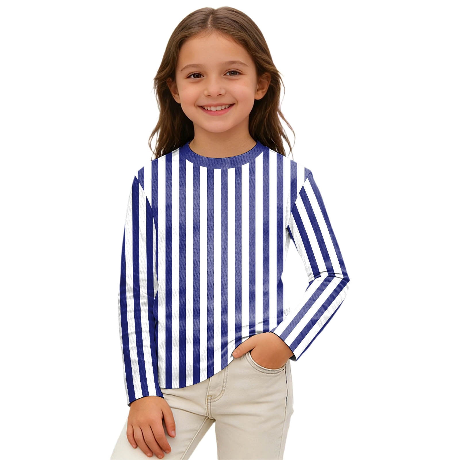 Carnival Boys Shirts Long Sleeve Stripe Colorful Party Graphic Crew ...