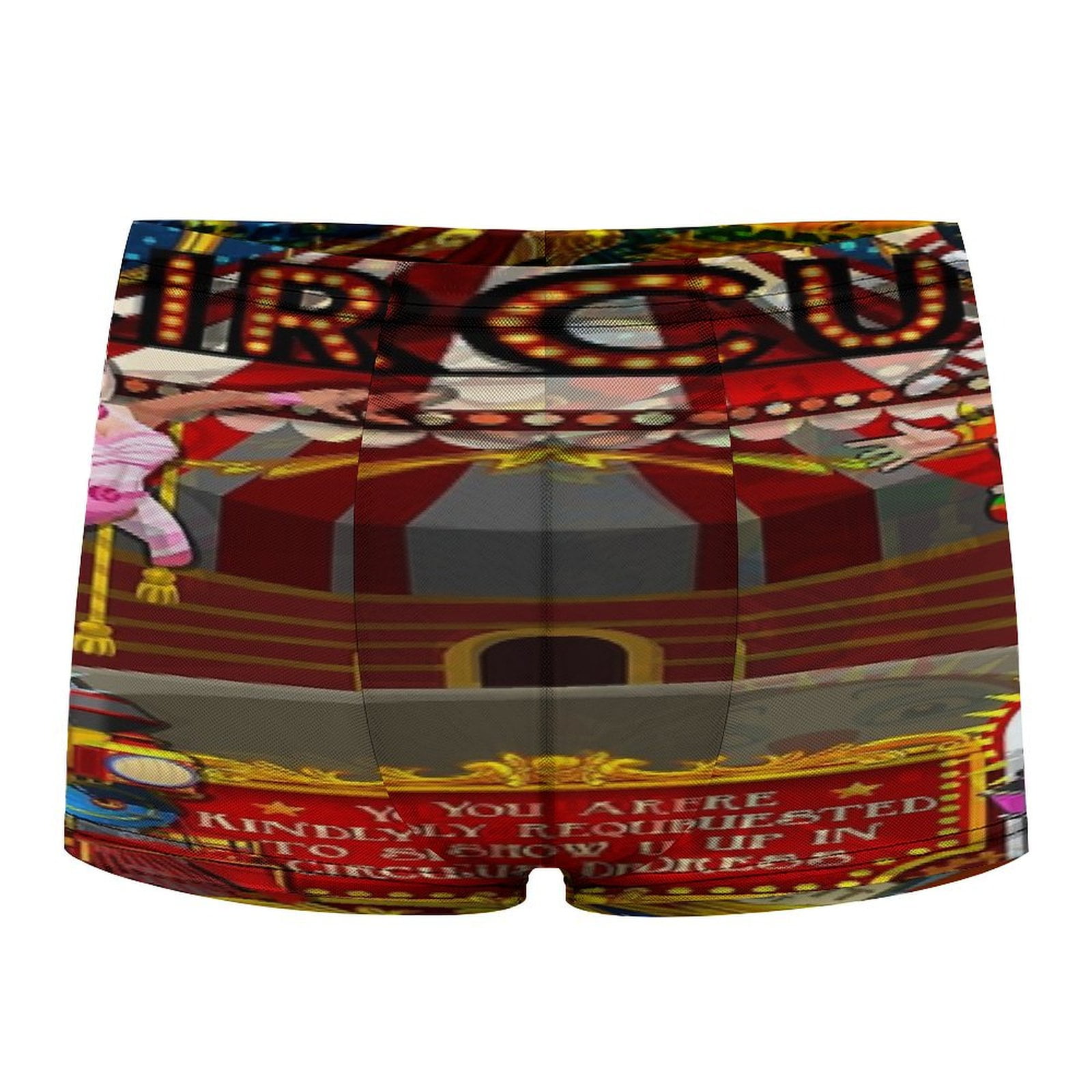Carnival Circus Amusement Family Theme Park Men's Mesh Boxer Briefs ...