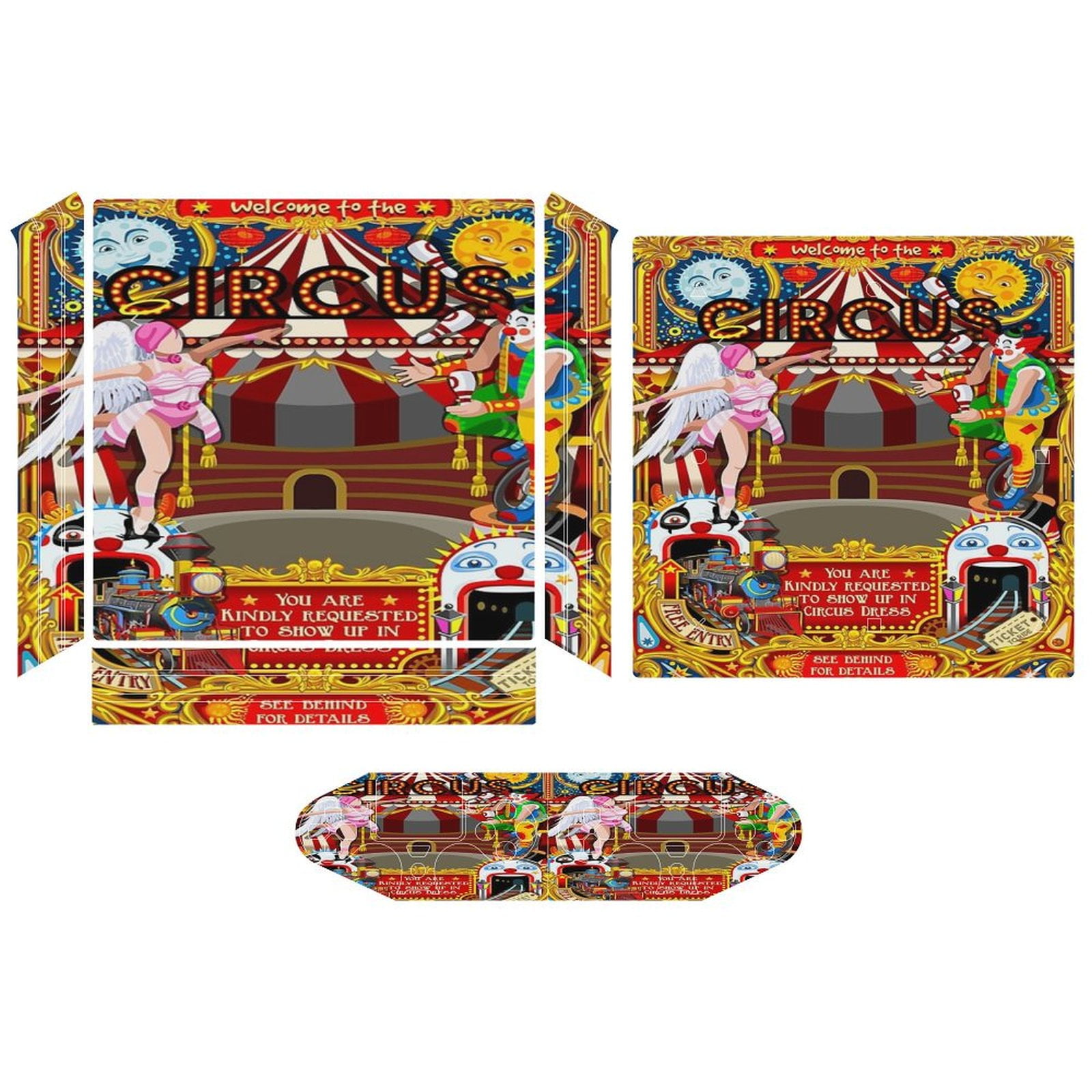 Carnival Circus Amusement Family Theme Park PS4/PS4 Pro/PS4 Slim Skin ...