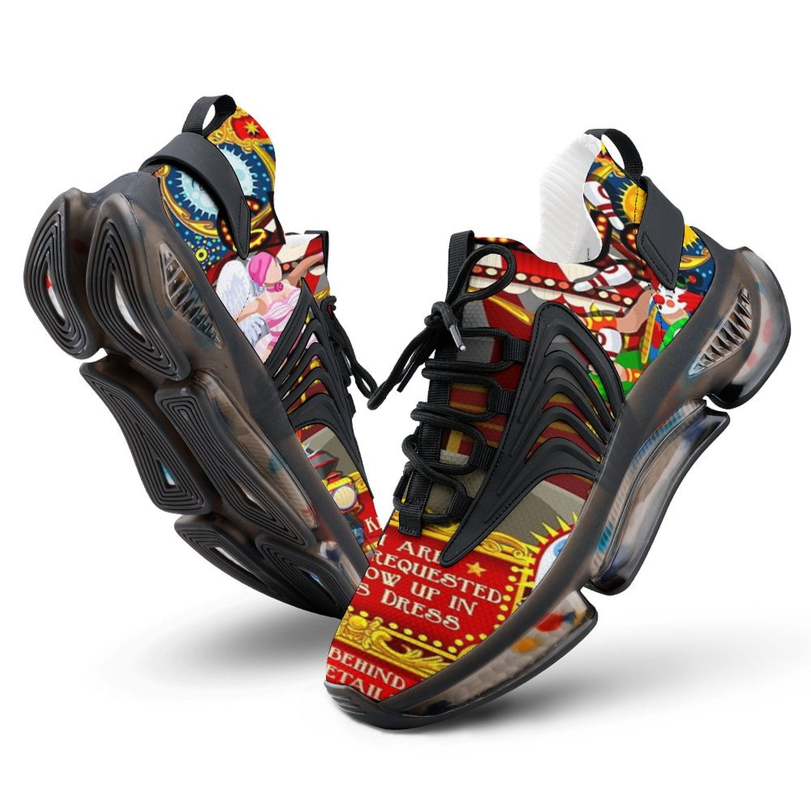 Carnival Circus Amusement Family Theme Park Walking Shoes for Men Woman ...