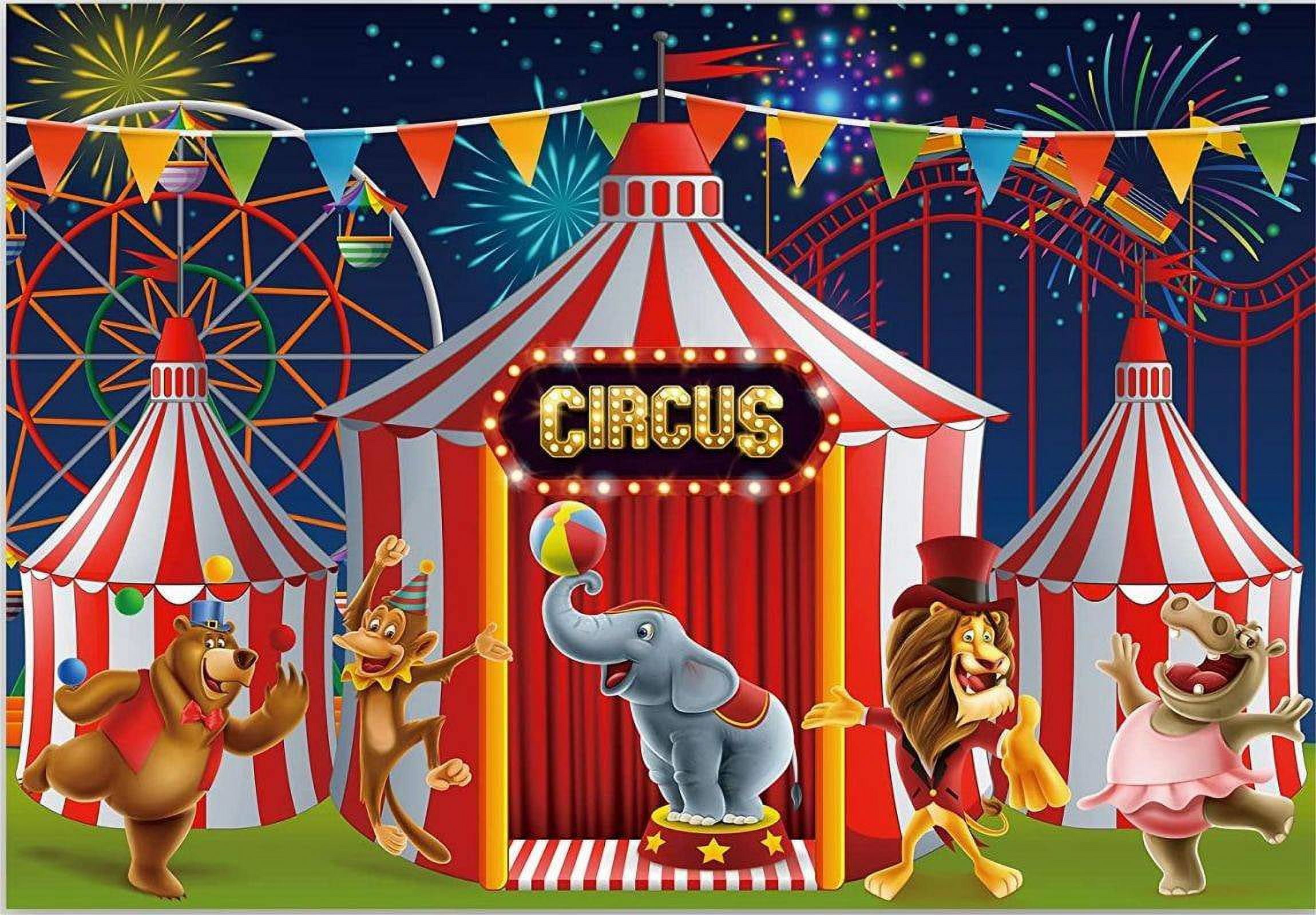 Carnival Circus Backdrop Party rations Castle Blue Sky Photo Background ...