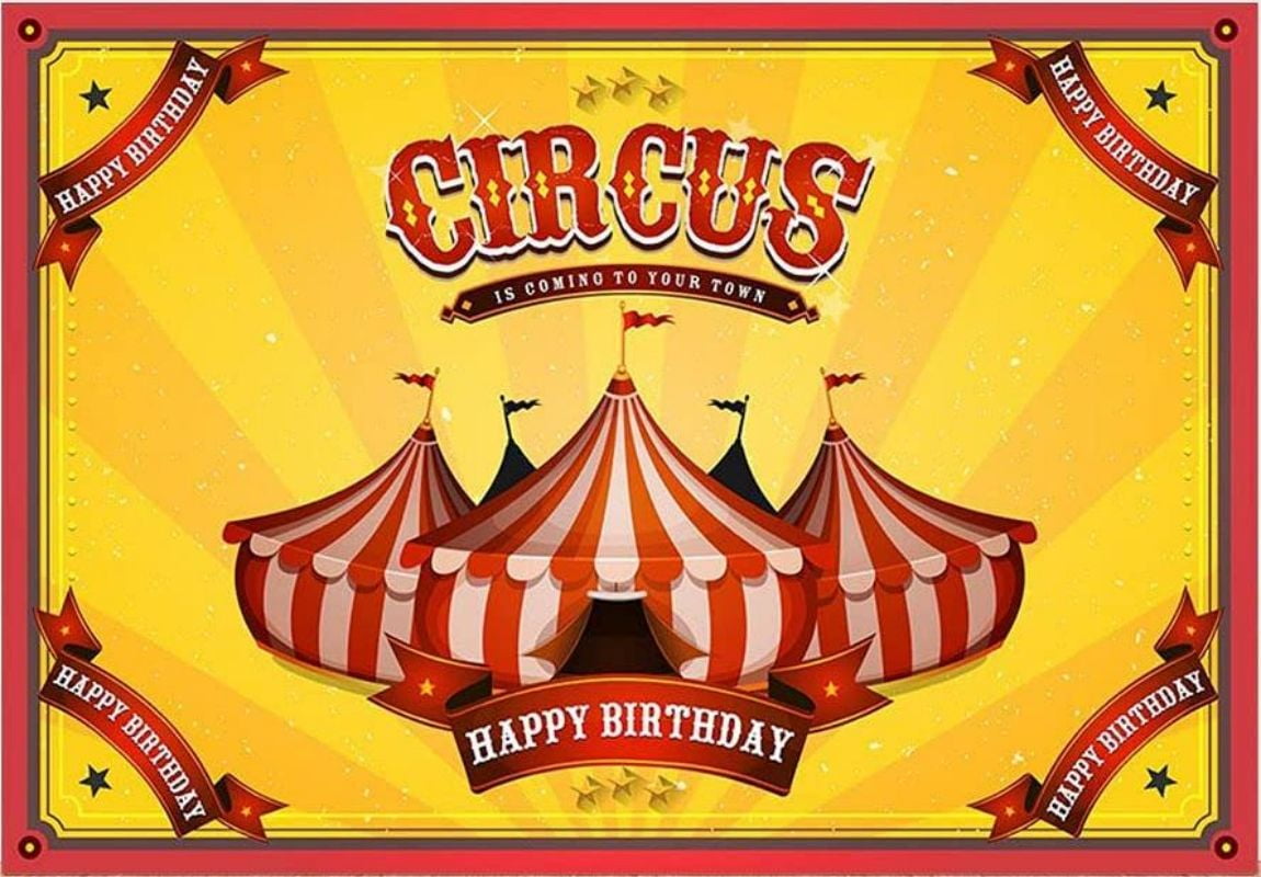 Carnival Circus Backdrop Party rations Castle Blue Sky Photo Background ...