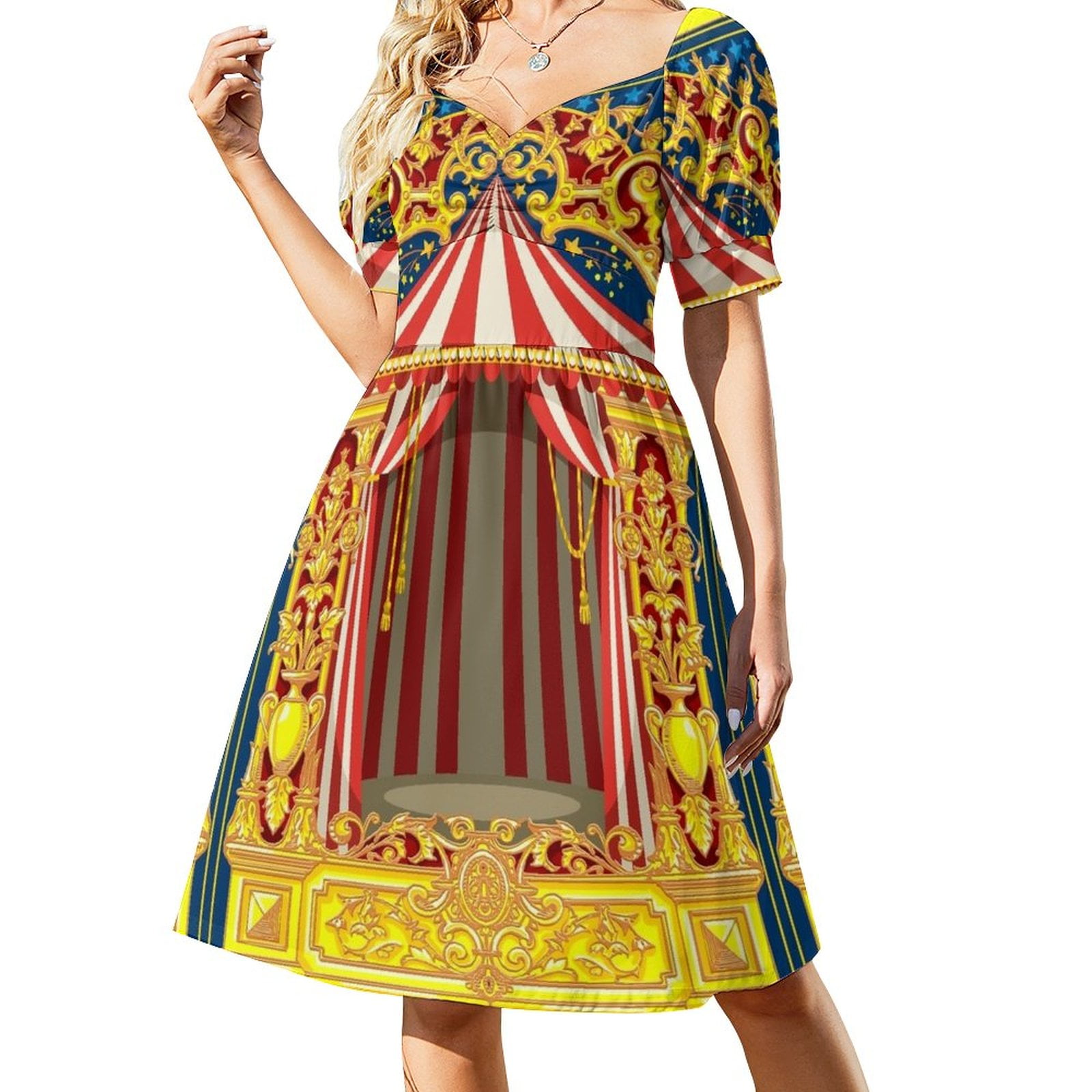 Carnival Circus Dress womens clothing dress - Walmart.com