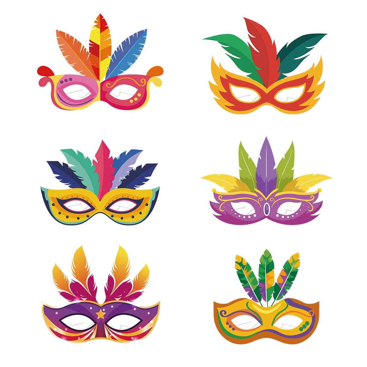 Carnival Circus Photos Booth Props Birthday Party Decorations Supplies ...