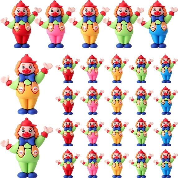 Carnival Clown Figurines & Circle Statues, Circus Party Favors for Kids ...