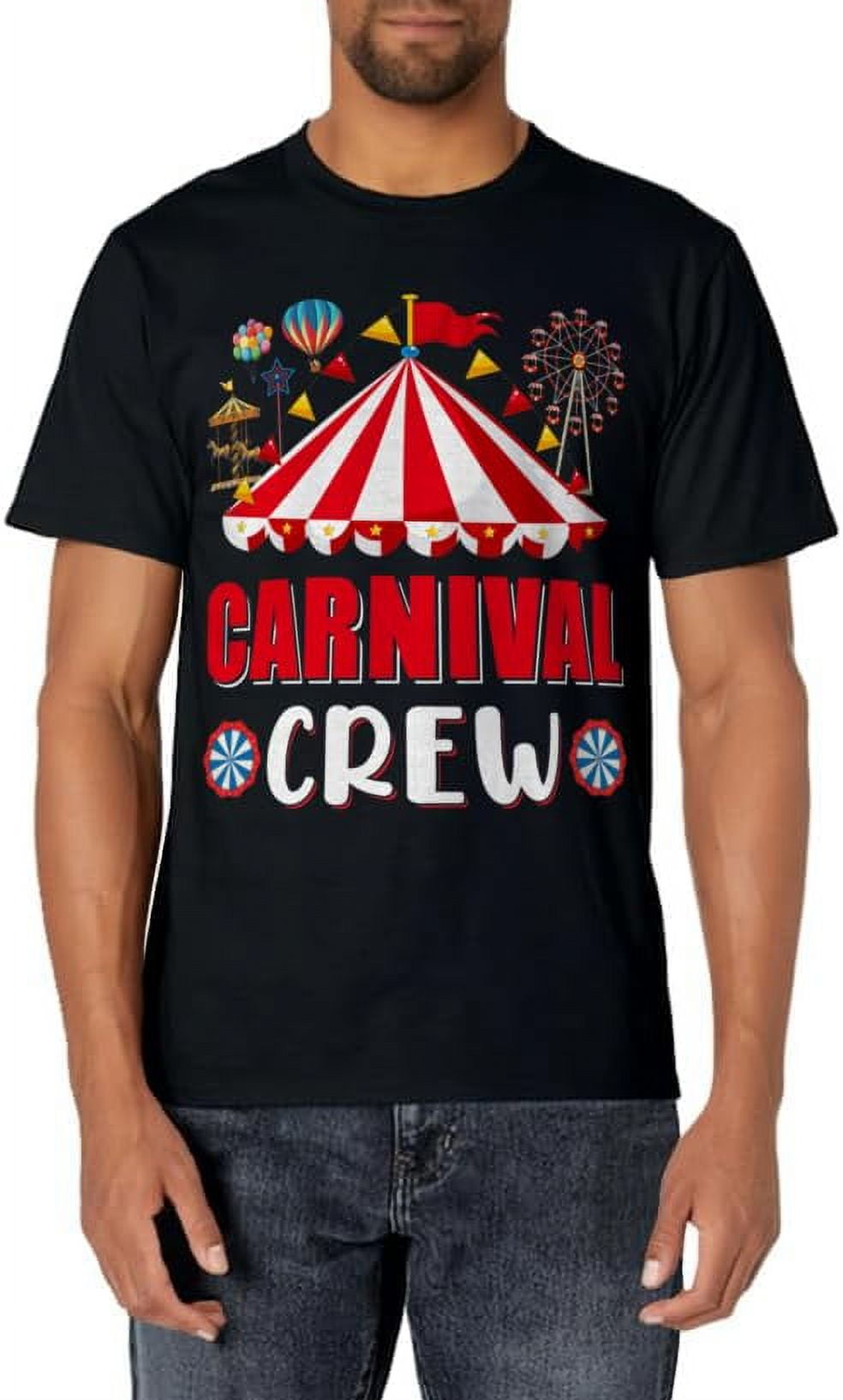 Carnival Crew Funny Circus Staff Costume Circus Theme Party T-Shirt ...