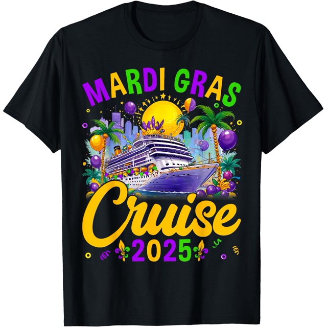 Carnival Cruise 2025 Family Trip Mask Celebration Tee Louisiana ...