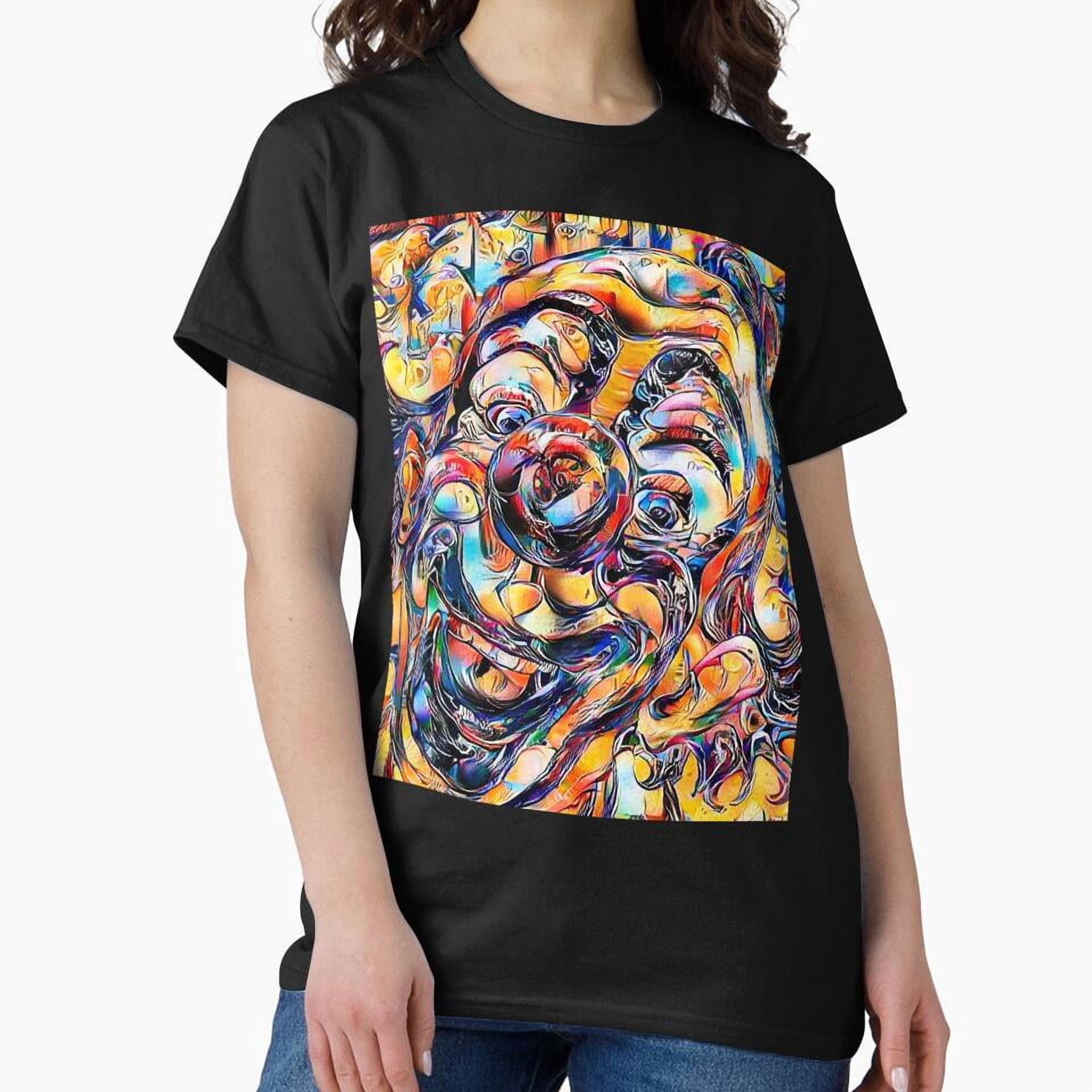 Carnival Distorted Clown H3266, Premium Unisex Tee – Extended Sizes Up ...