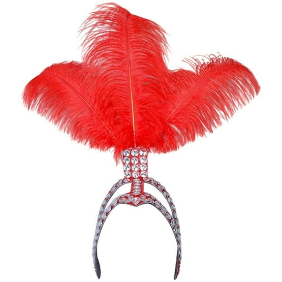 Carnival Feather Headpiece Showgirl Headband Women's Feather Pageant ...
