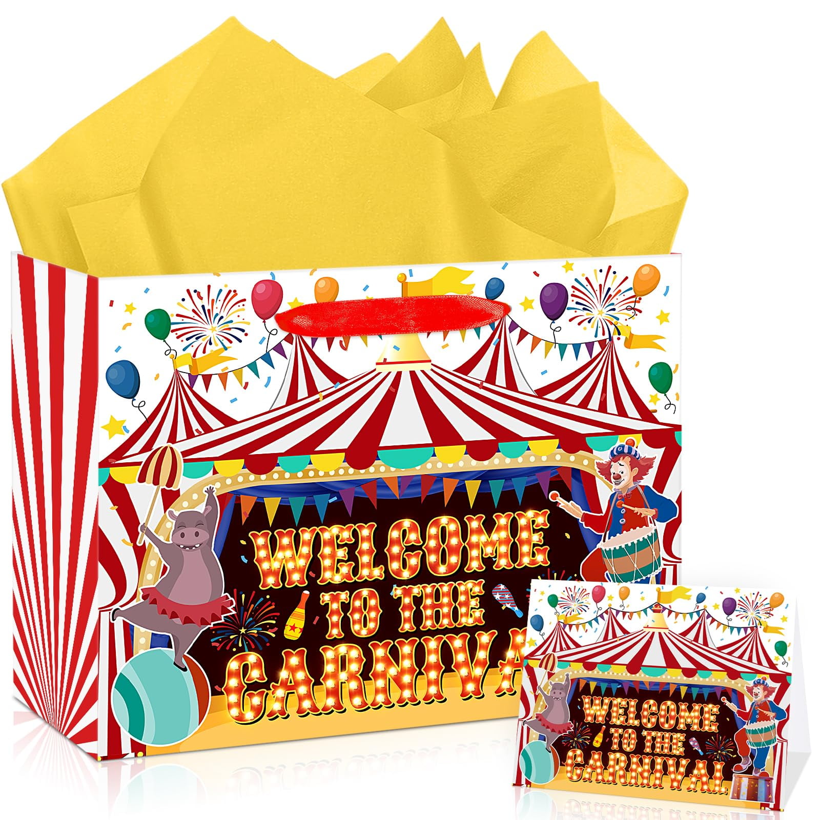 Carnival Gift Bag PresNok Circus Party Favors Bag Welcome to The ...