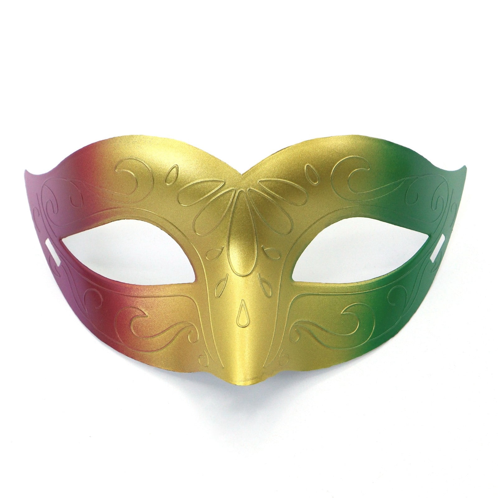 Carnival Gold Purple And Green Three Color Retro Half Face Stage ...