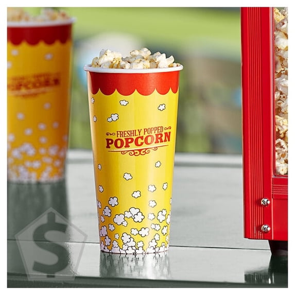 Carnival King 24 oz. Popcorn Cup - 1,000/Case - Walmart.com