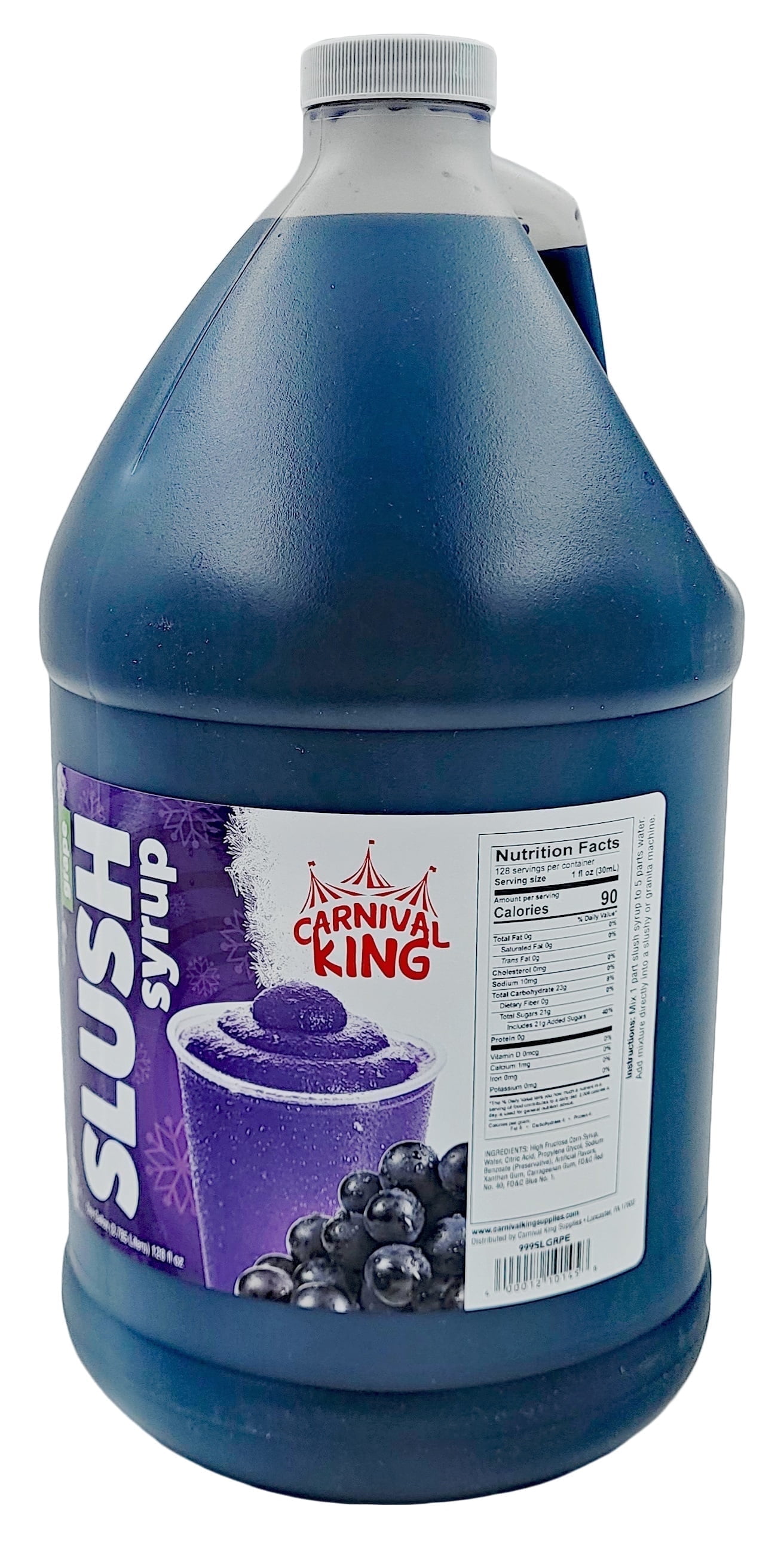 Carnival King Grape Slushy Flavoring Syrup Concentrate 1 Gallon Ice ...