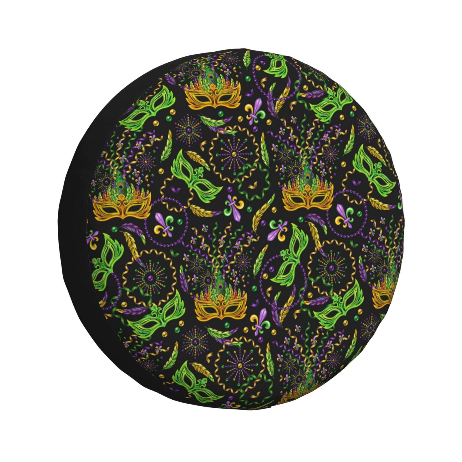 Carnival Mardi Gras3 Spare Tire Cover for Trailer Camper RV Truck SUV ...