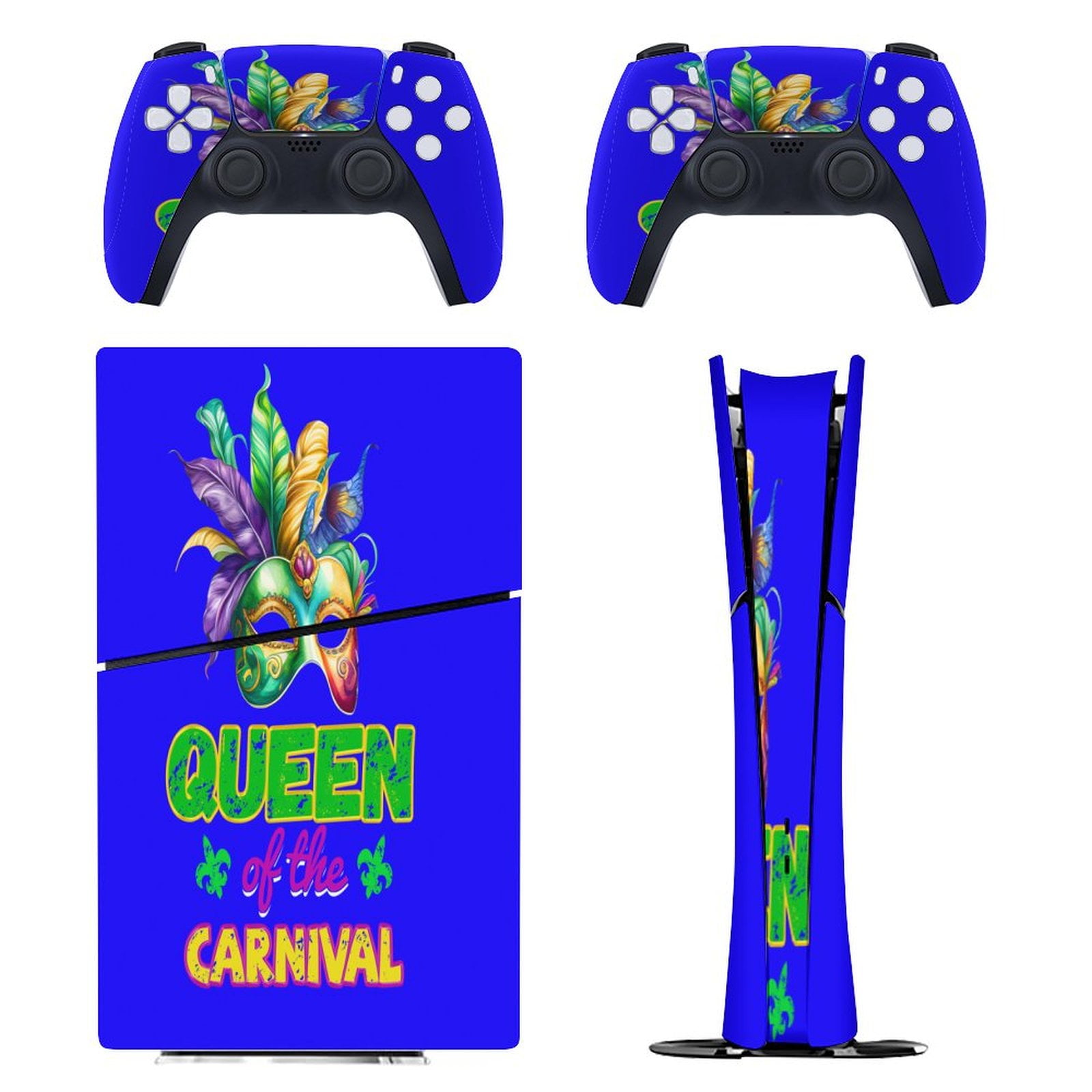 Carnival, Mask, Queen PS5/PS5 Slim Digital Disc Skin Sticker For ...