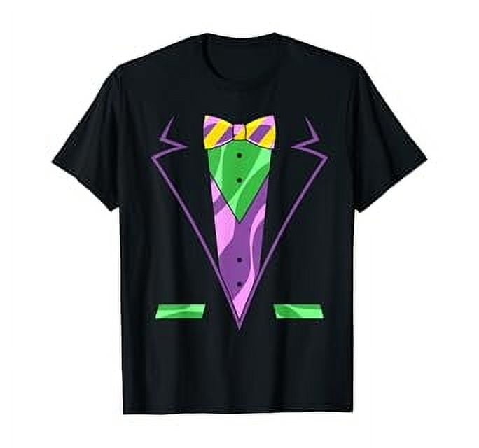 Carnival Masquerade Tuxedo Men Gift Parade Mardi Gras T-Shirt Mardi ...