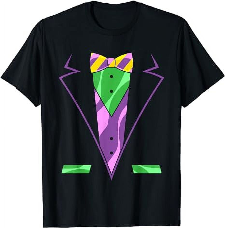 Carnival Masquerade Tuxedo Men Gift Parade Mardi Gras T-Shirt - Walmart.com