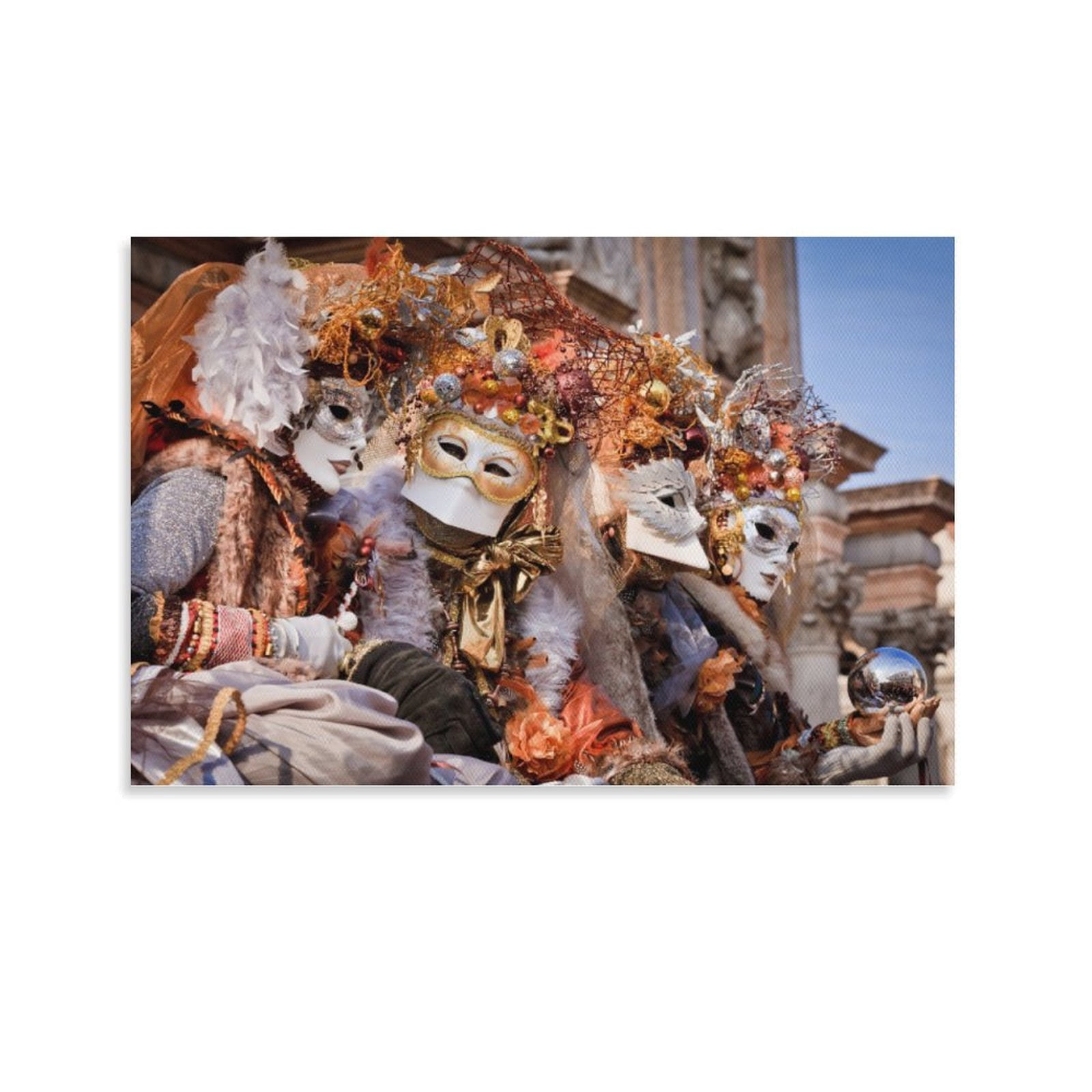 Carnival Parade Venice Poster Decorative Painting Canvas Wall Art ...
