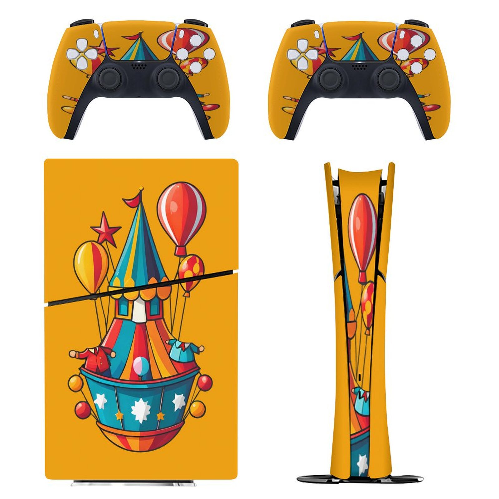 Carnival, Paradise, Template PS5/PS5 Slim Digital Disc Skin Sticker For ...