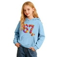 Carnival Print Girls Hooded Sweatshirt Soft Pullover With Pockets For ...