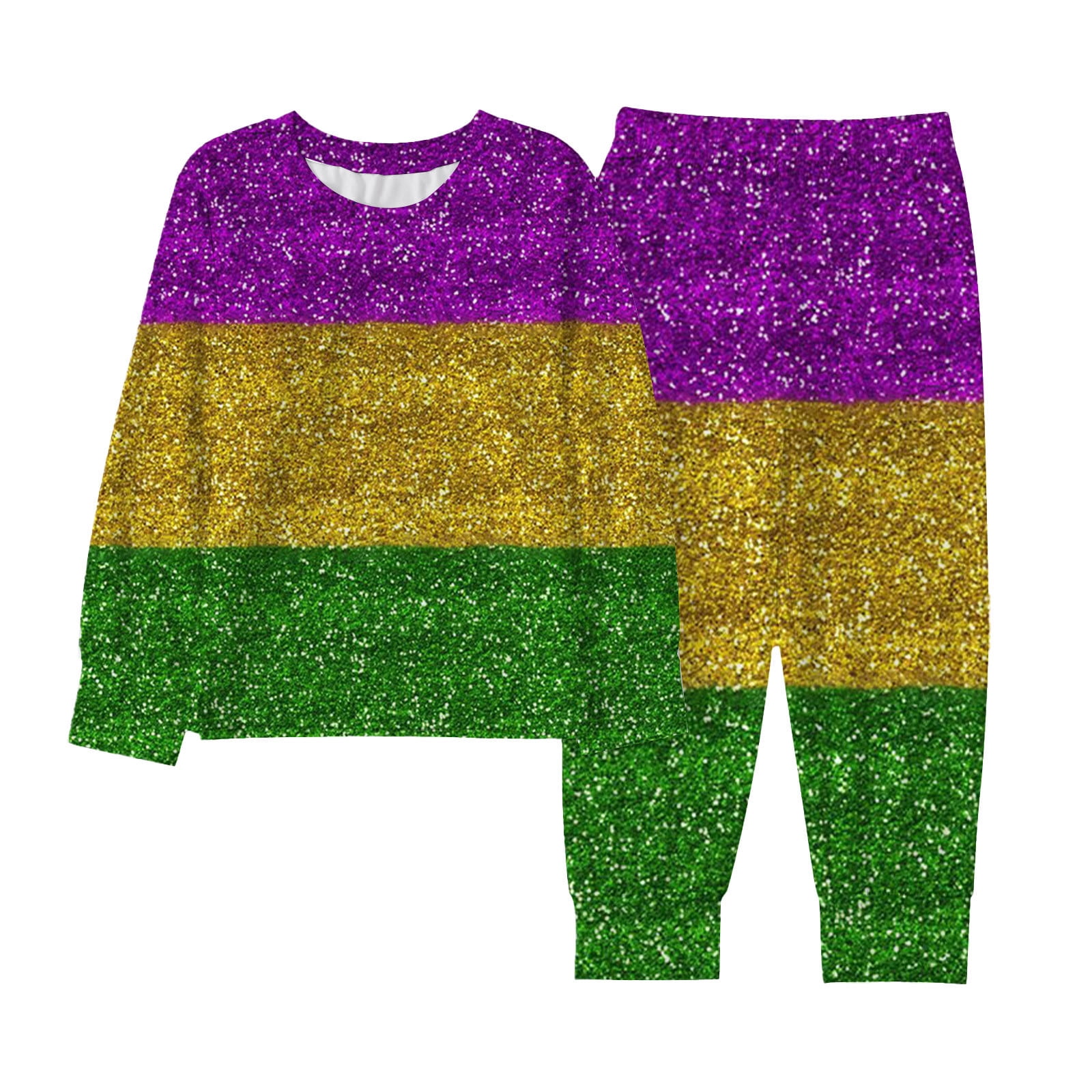 Carnival Print Girls Two Piece Outfit Playful Party & Casual Wear ...