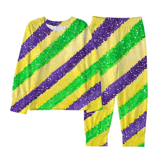 Carnival Print Girls Two Piece Outfit Playful Party & Holiday Matching ...