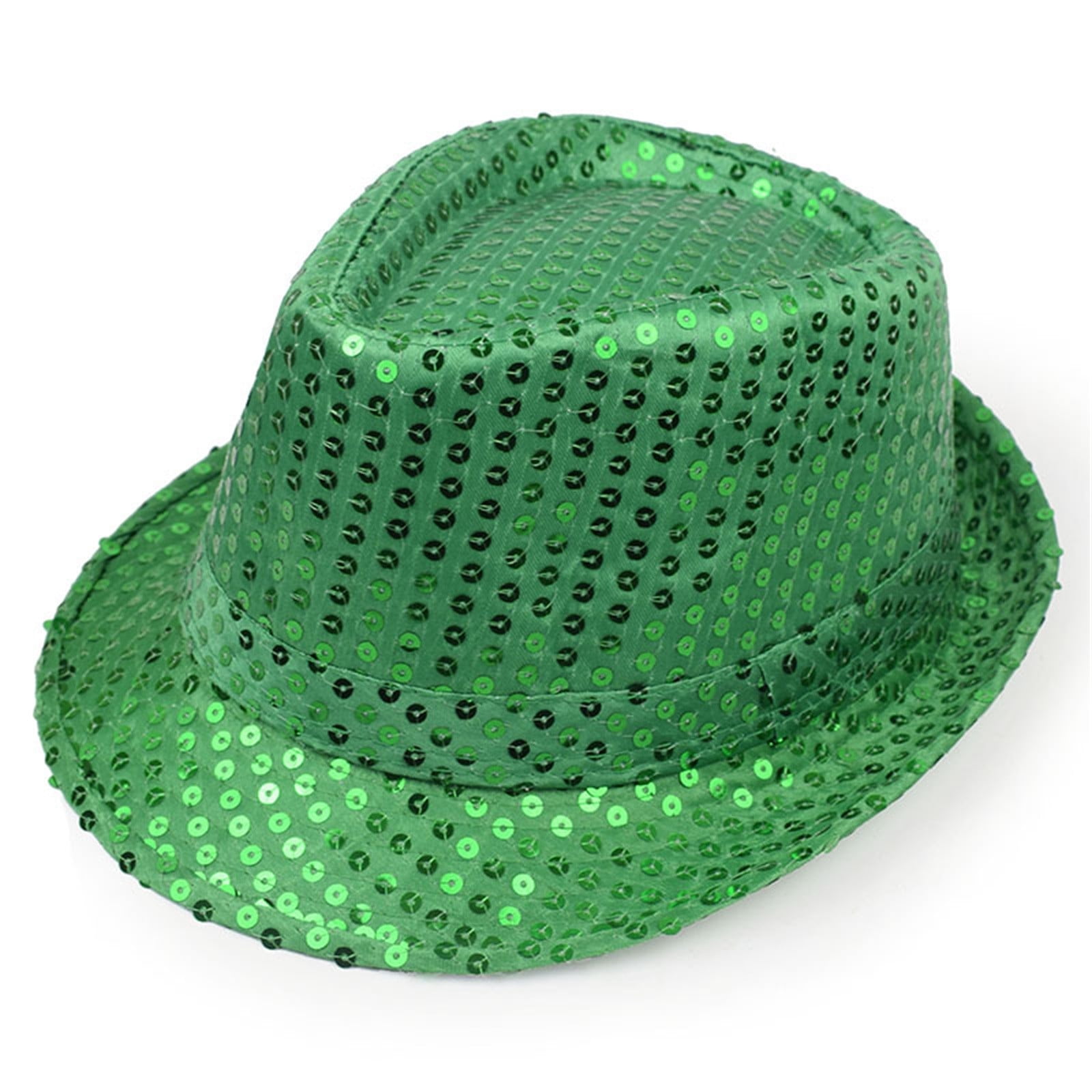 Carnival Sequined Top Hat Men's Sequined Gentleman's Top Hat Black ...