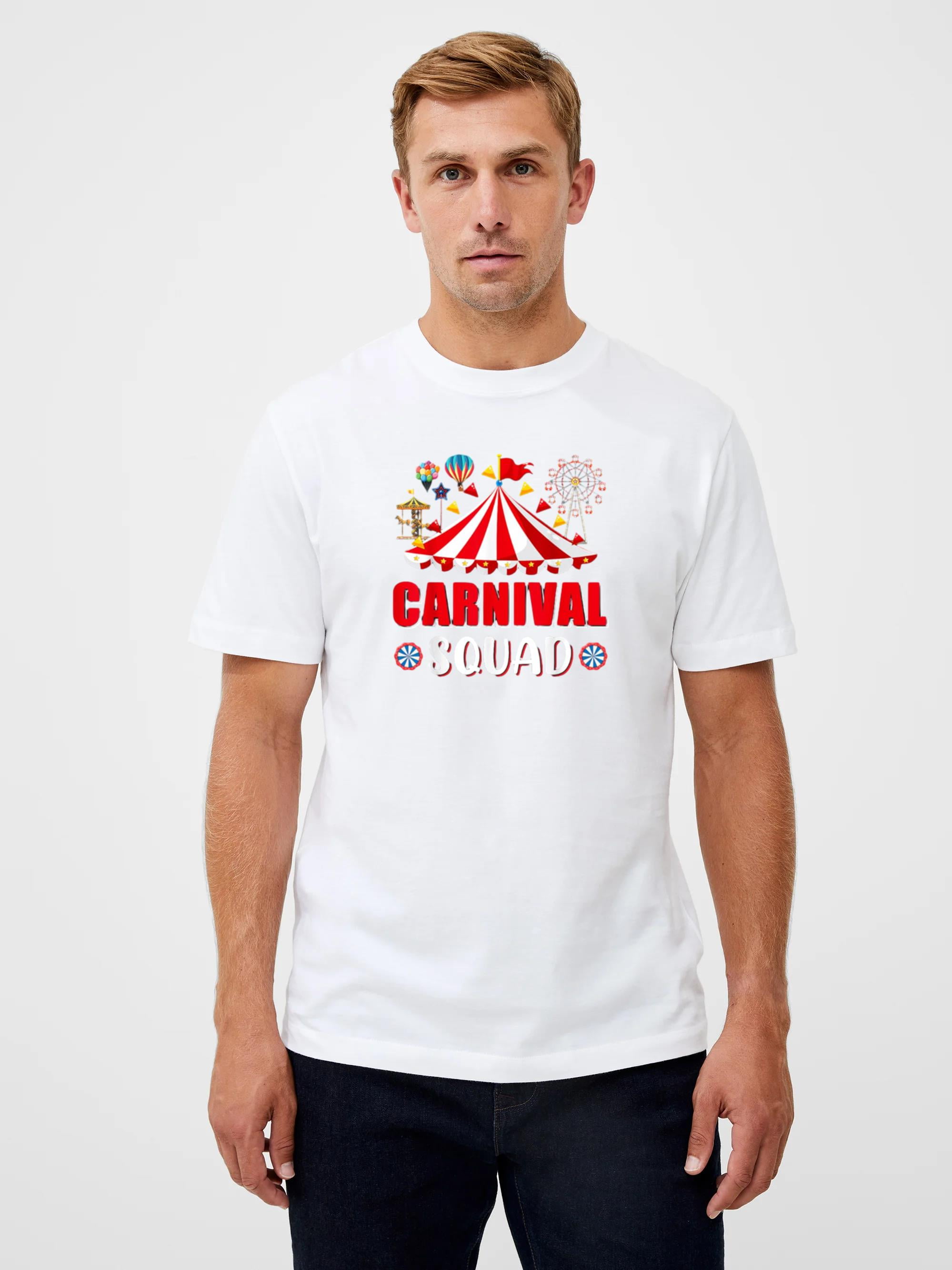 Carnival Squad Funny Circus Staff Matching T-Shirt for Festival, for ...