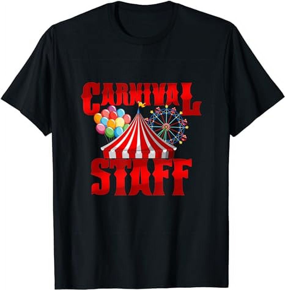 Carnival Staff Carnival Themed Birthday Party Event Outfit T-Shirt ...