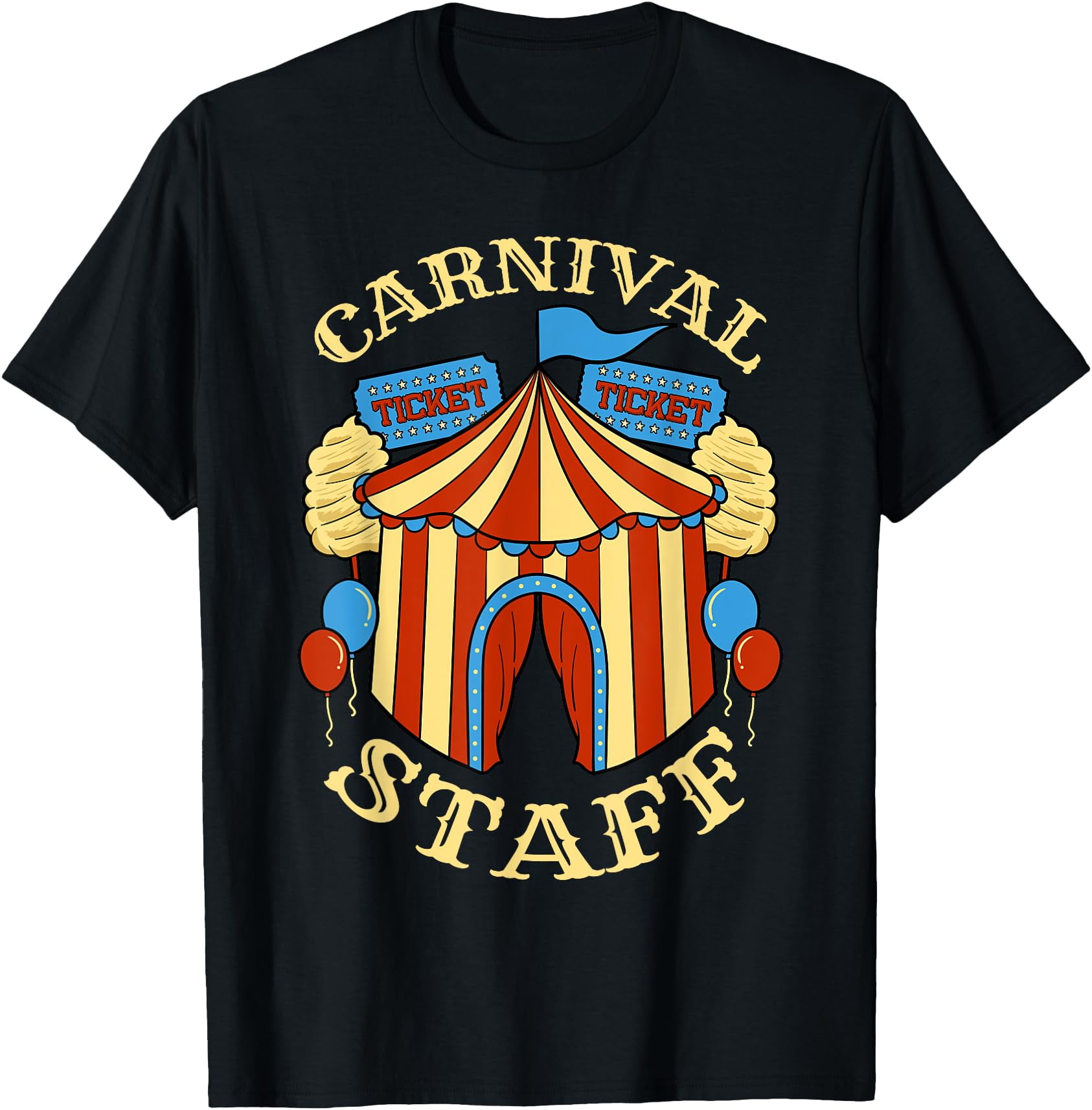Carnival Staff Circus Guard Event Ringmaster Lover Gift T-Shirt,Dark ...