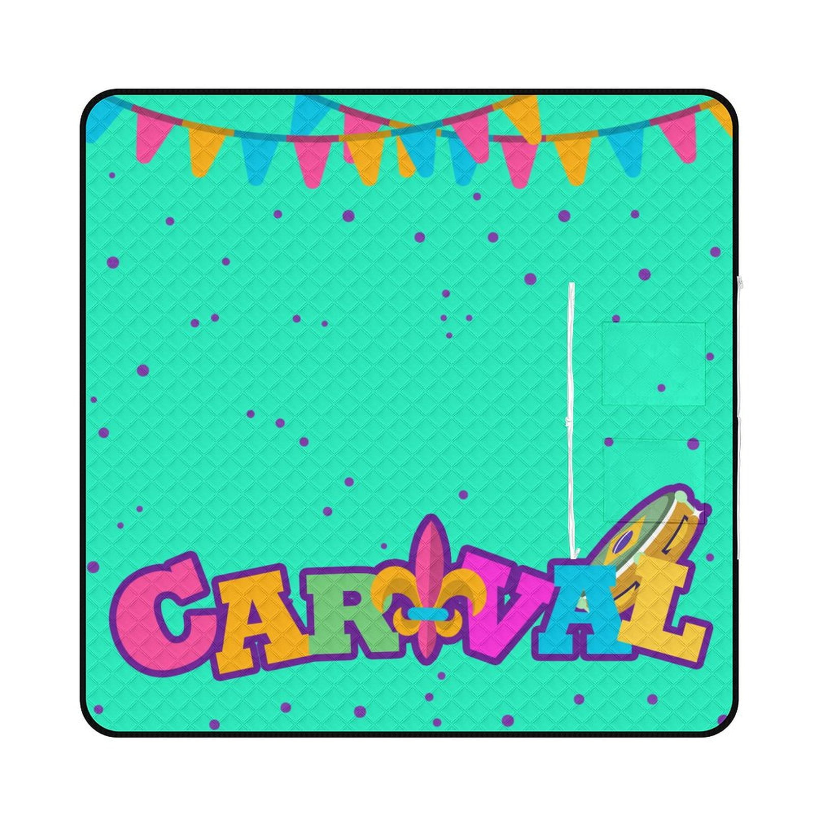 Carnival, Streamers, Celebrations Waterproof Beach Mat Folding Mattress ...