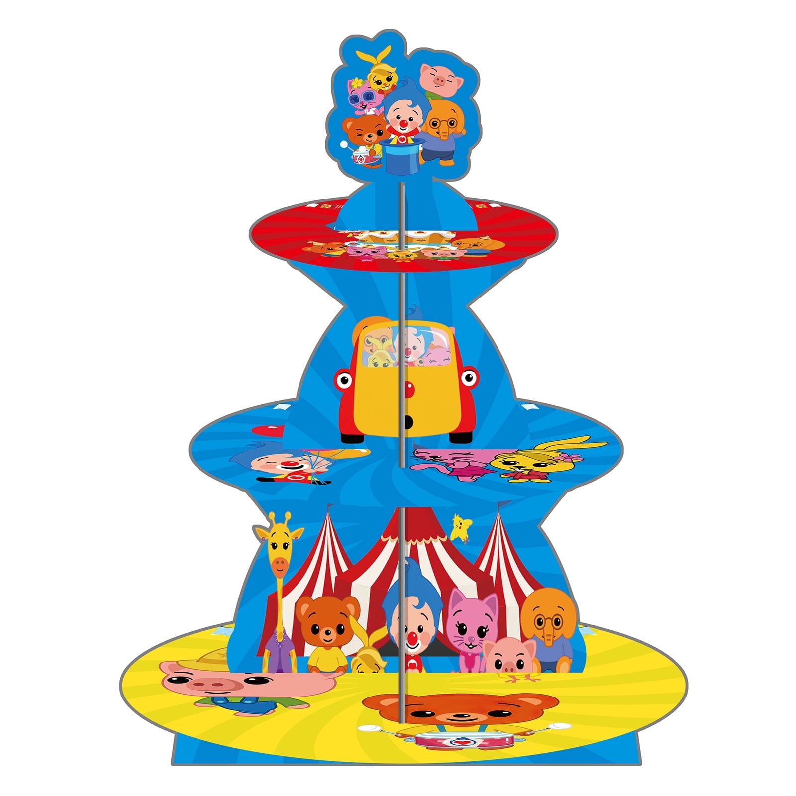 Carnival Theme Party Decorations, Circus Theme Party 3 Tier Cupcake ...