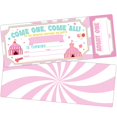 Carnival Themed Birthday Party Invitations 3x8 Inches 20 Cards with ...