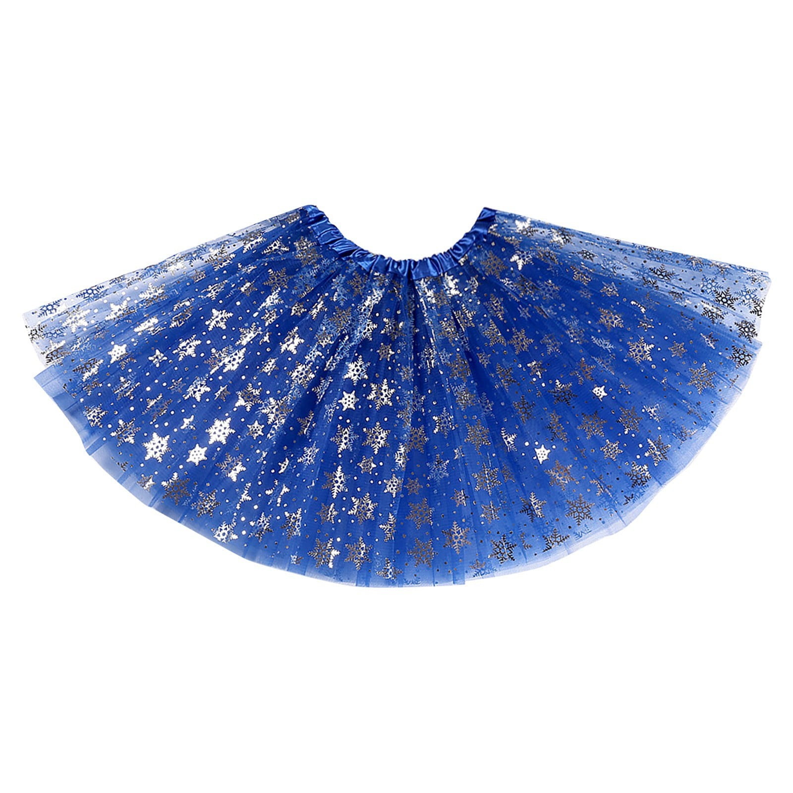 Carnival Tutu Skirt for Girls Print Puffy Offset Mesh Three Layer ...