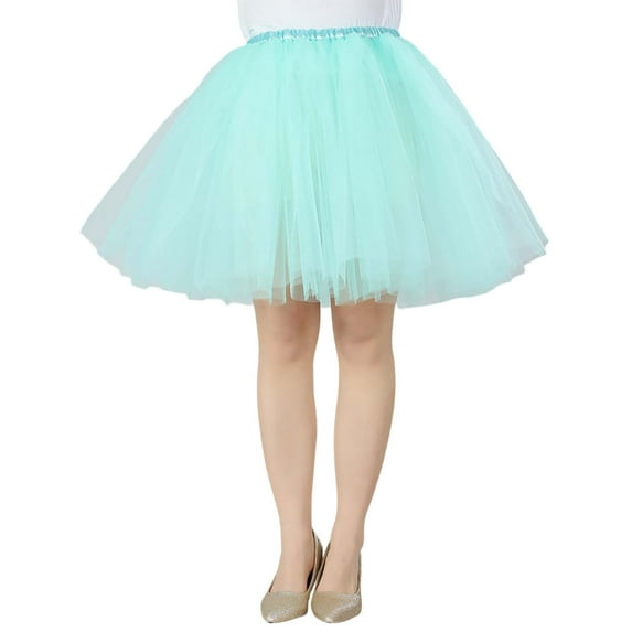 Carnival Tutu Skirt for Girls Solid Color Layered Performance Outfit ...