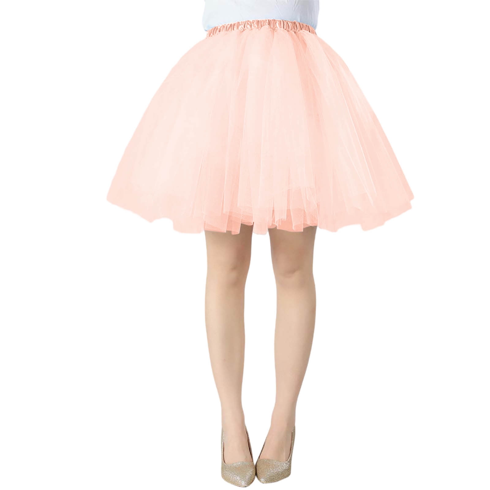 Carnival Tutu Skirt for Women Mesh Flowy Layered Spring Summer Outfit ...