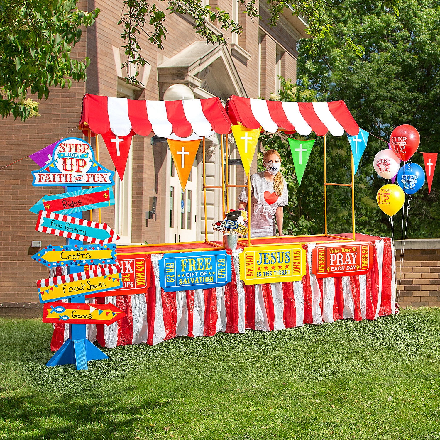 Carnival VBS Decorating Kit, Party Decor, Other, 11 Pieces - Walmart.com