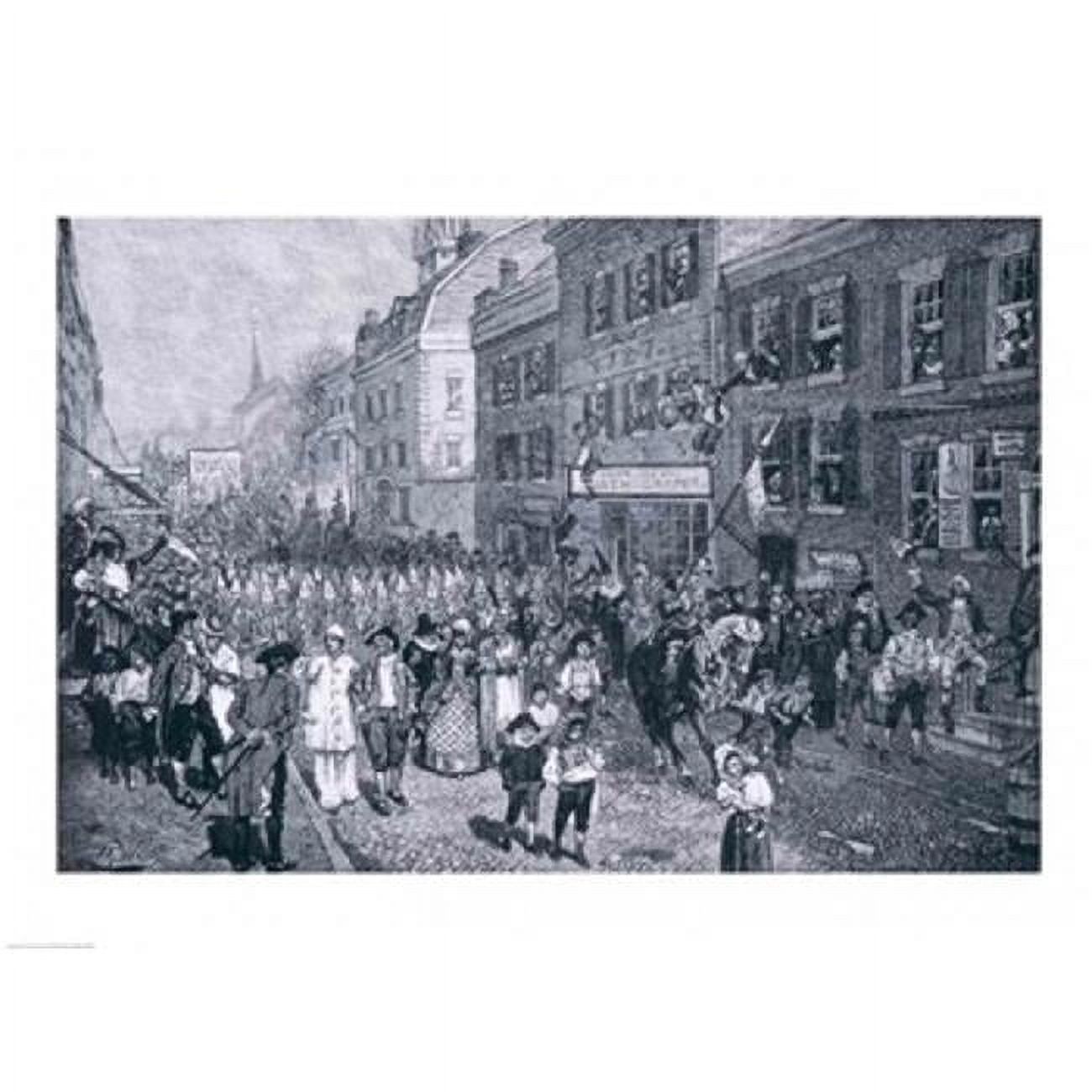 Carnival at Philadelphia Illustration From The Battle of Monmouth Court ...